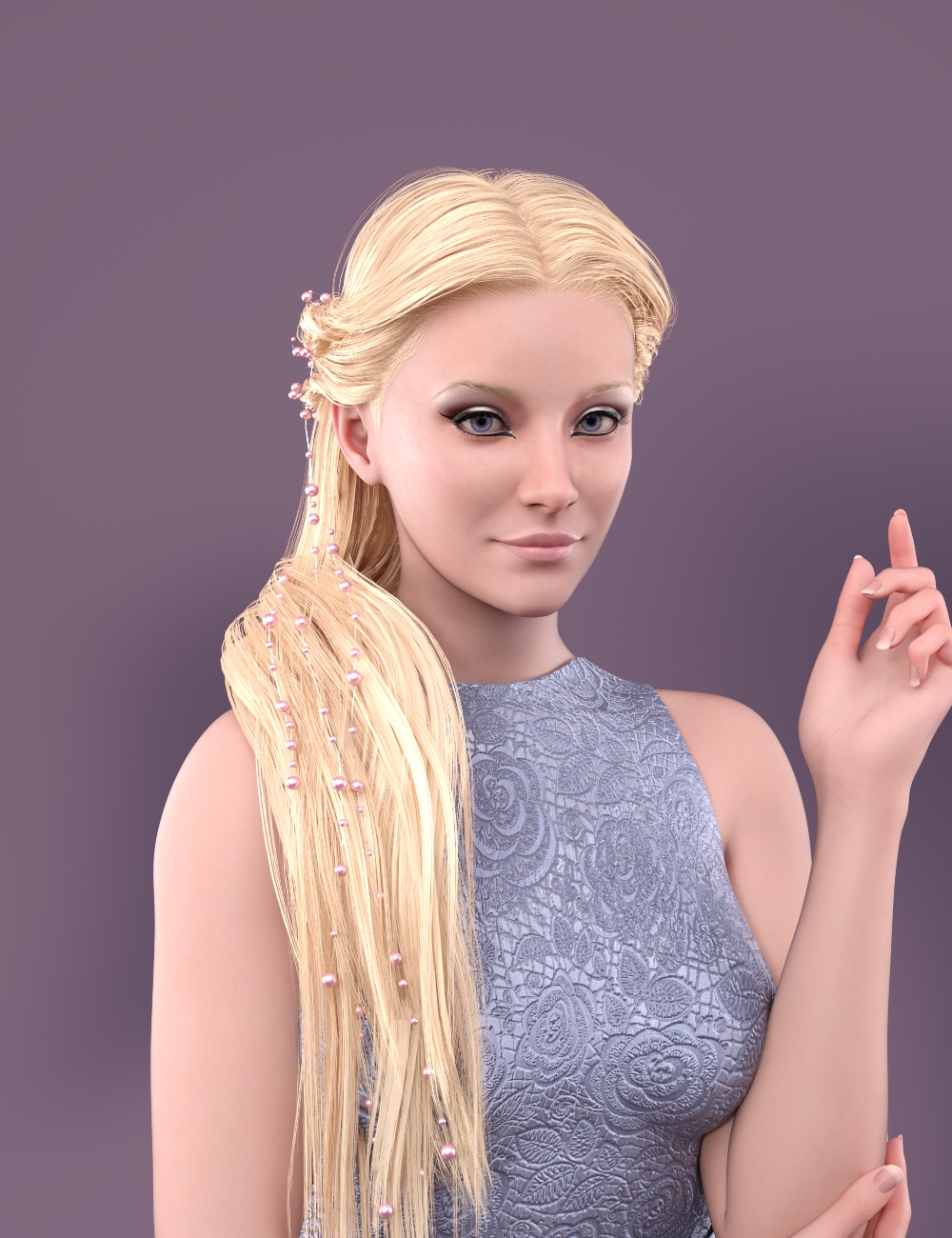 dForce Shaely Hair for Genesis 9 | Daz 3D