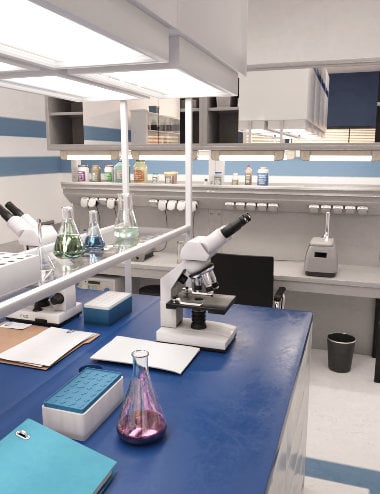 FG High Tech Science Lab | Daz 3D
