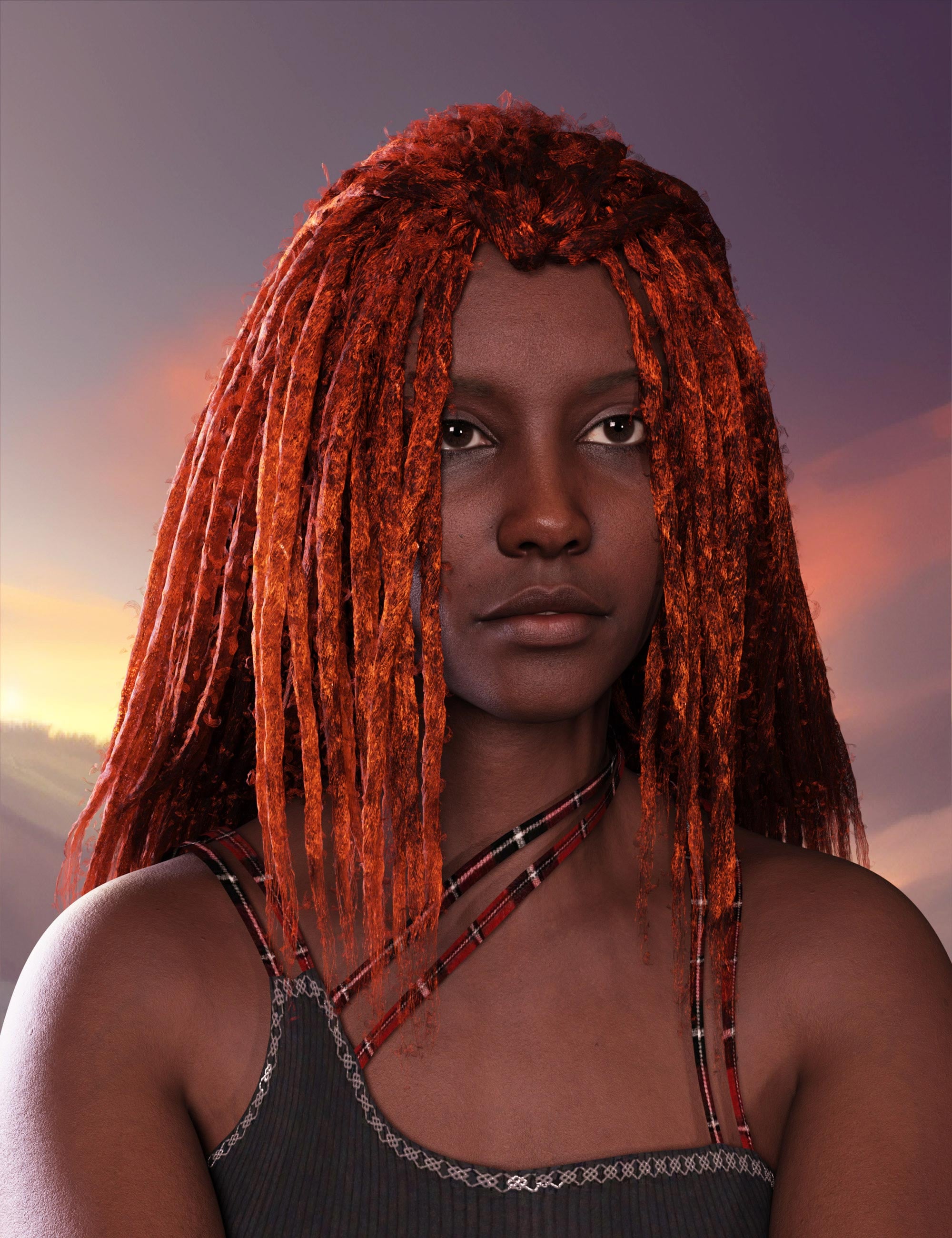 Ehia Hair for Genesis 8 Female and Male and Genesis 9 | Daz 3D