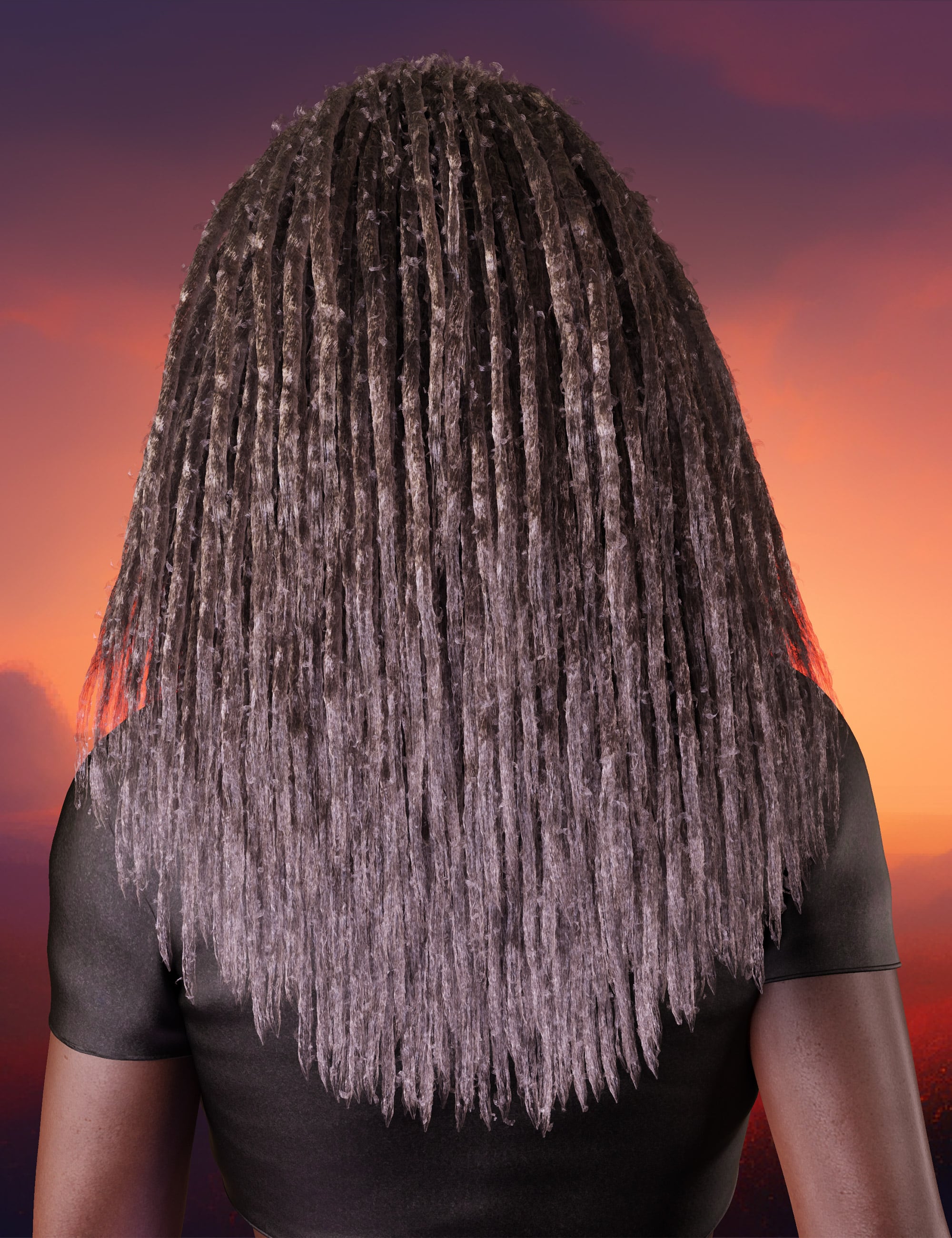 Ehia Hair for Genesis 8 Female and Male and Genesis 9 | Daz 3D