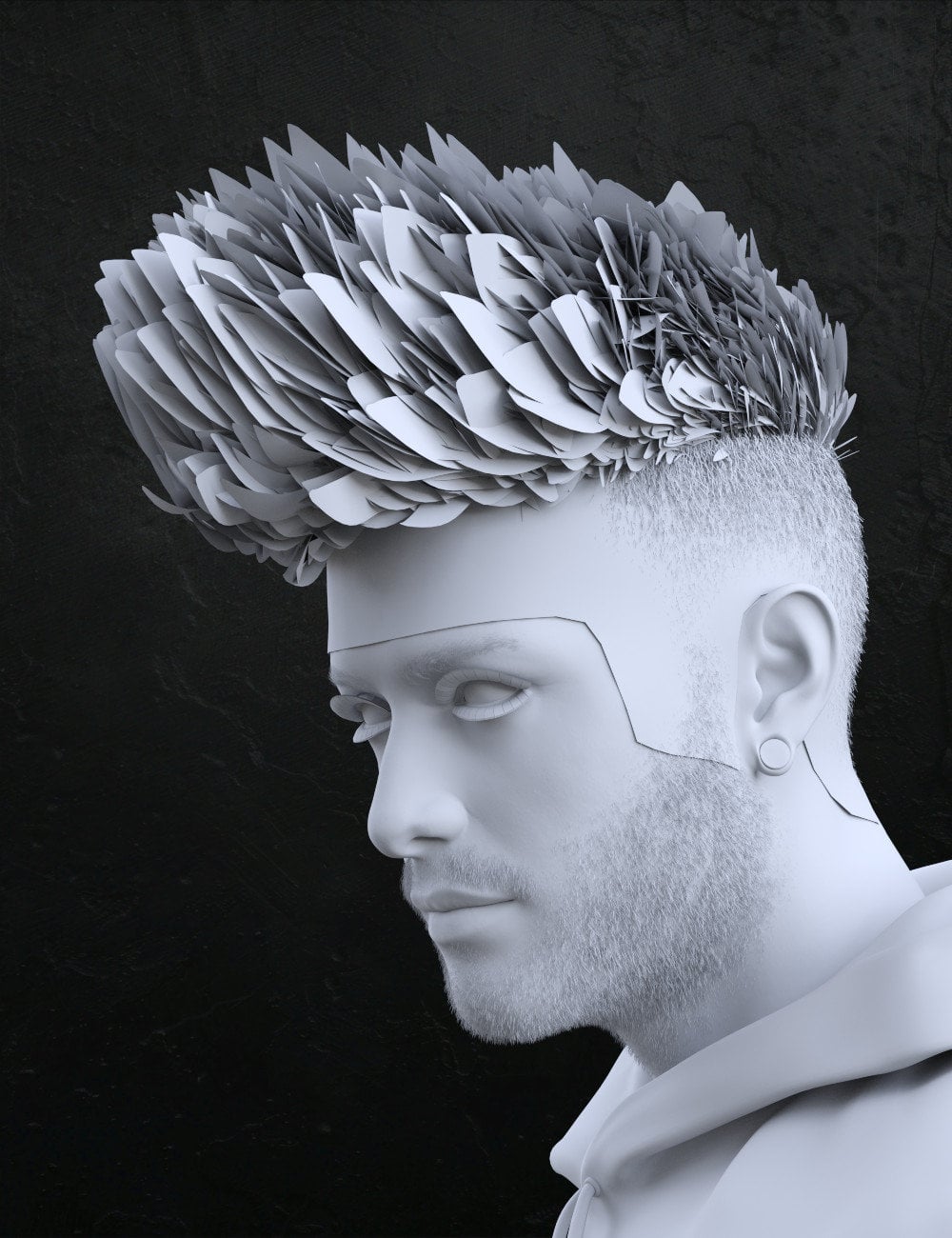 Spiky Hair 2 for Genesis 8 and 9 | Daz 3D