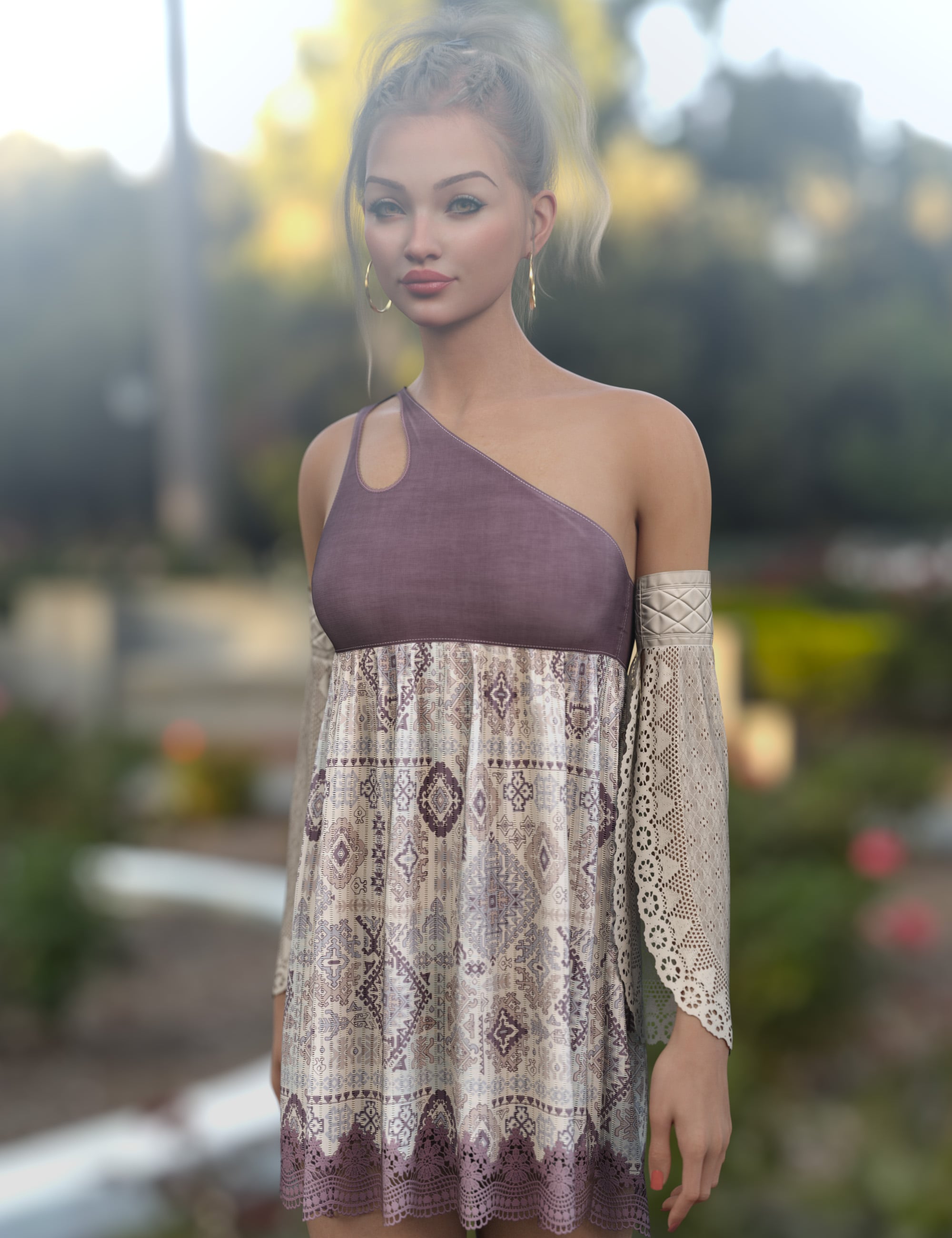 dForce Gypsy Sleeves for Genesis 9 | Daz 3D
