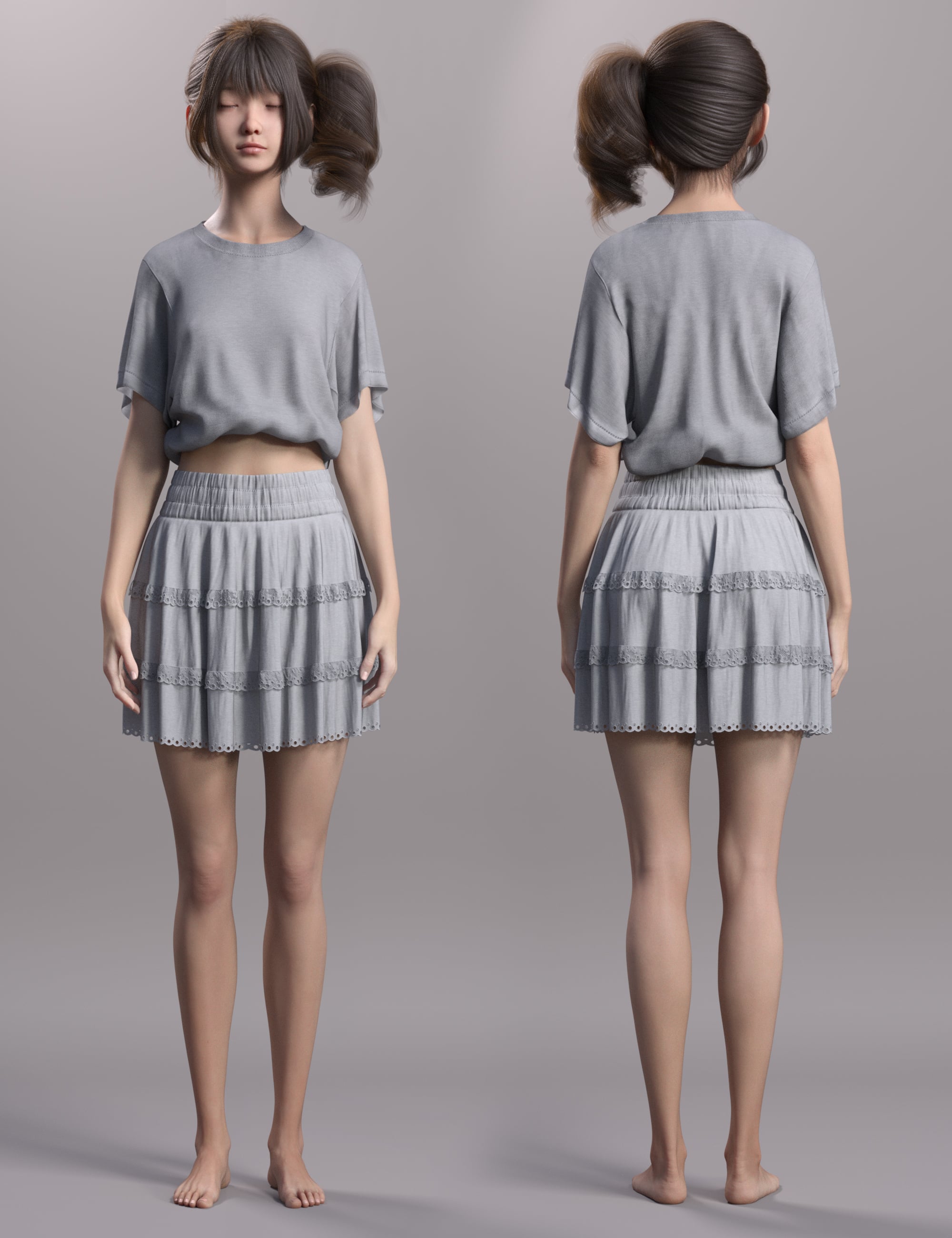 CNB Rikka HD for Genesis 9 Female | Daz 3D