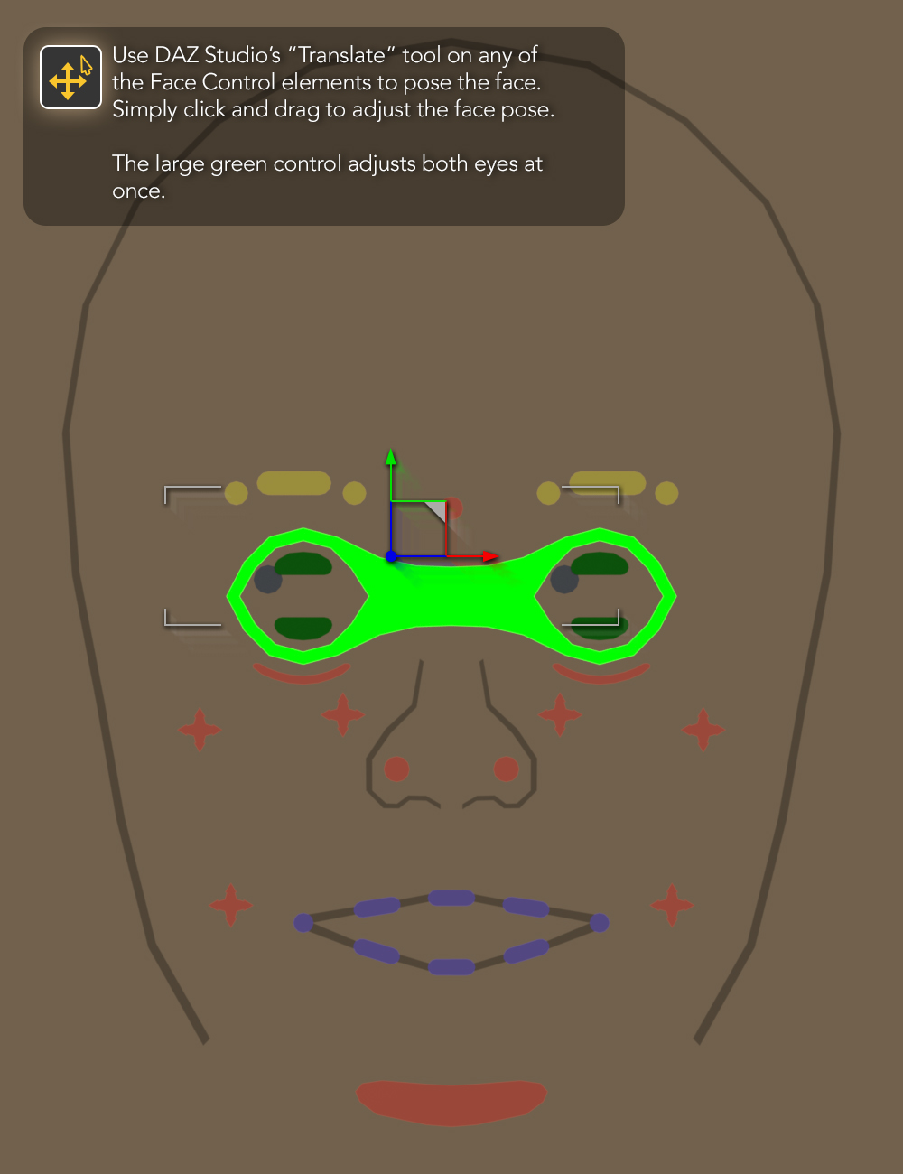 Face Control for Genesis 9 | Daz 3D