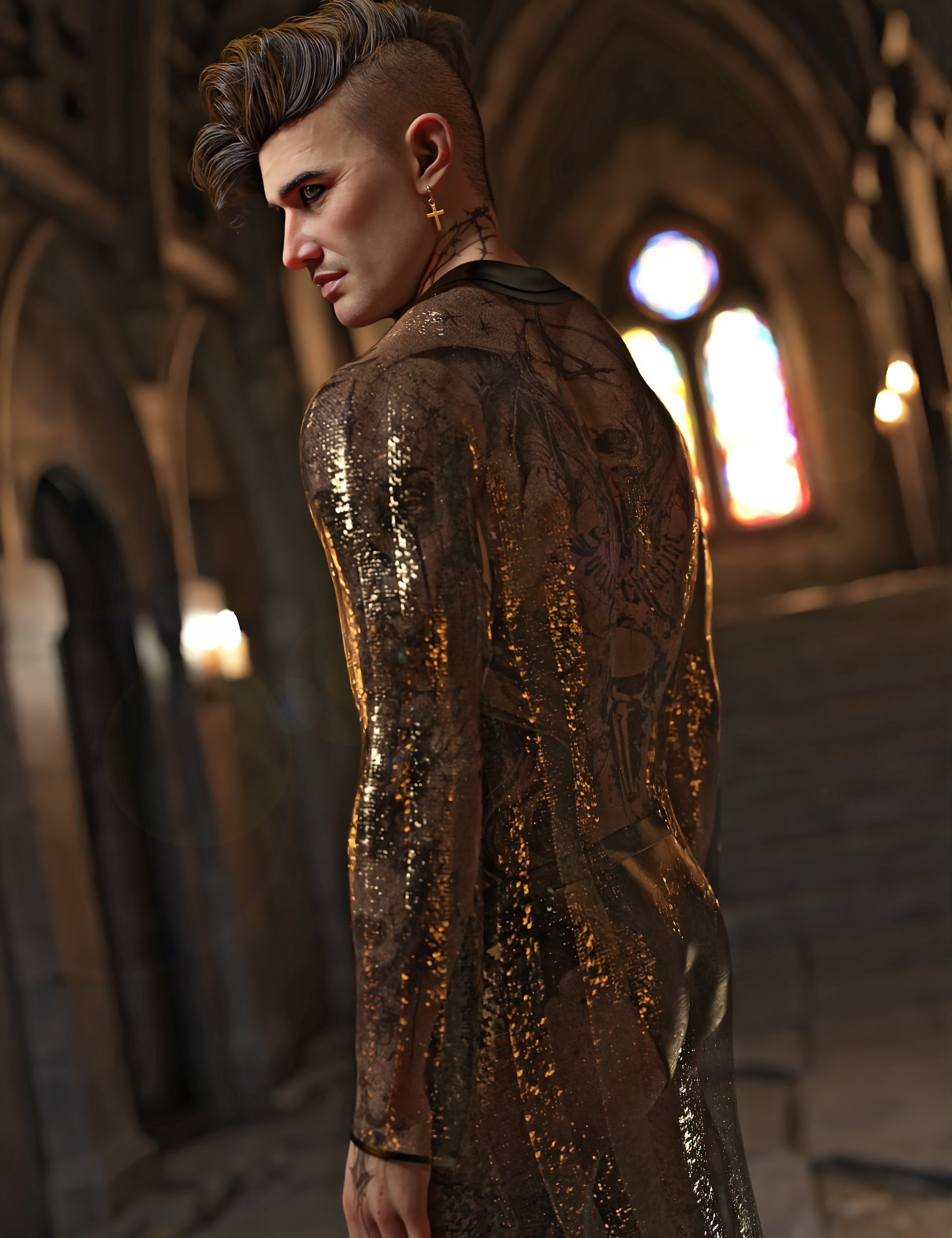 Sacred Collective Gothic Tattoos for Genesis 9 | Daz 3D