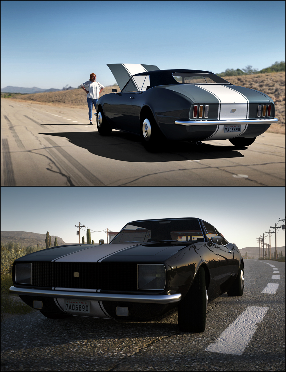 70s Sports Car | Daz 3D