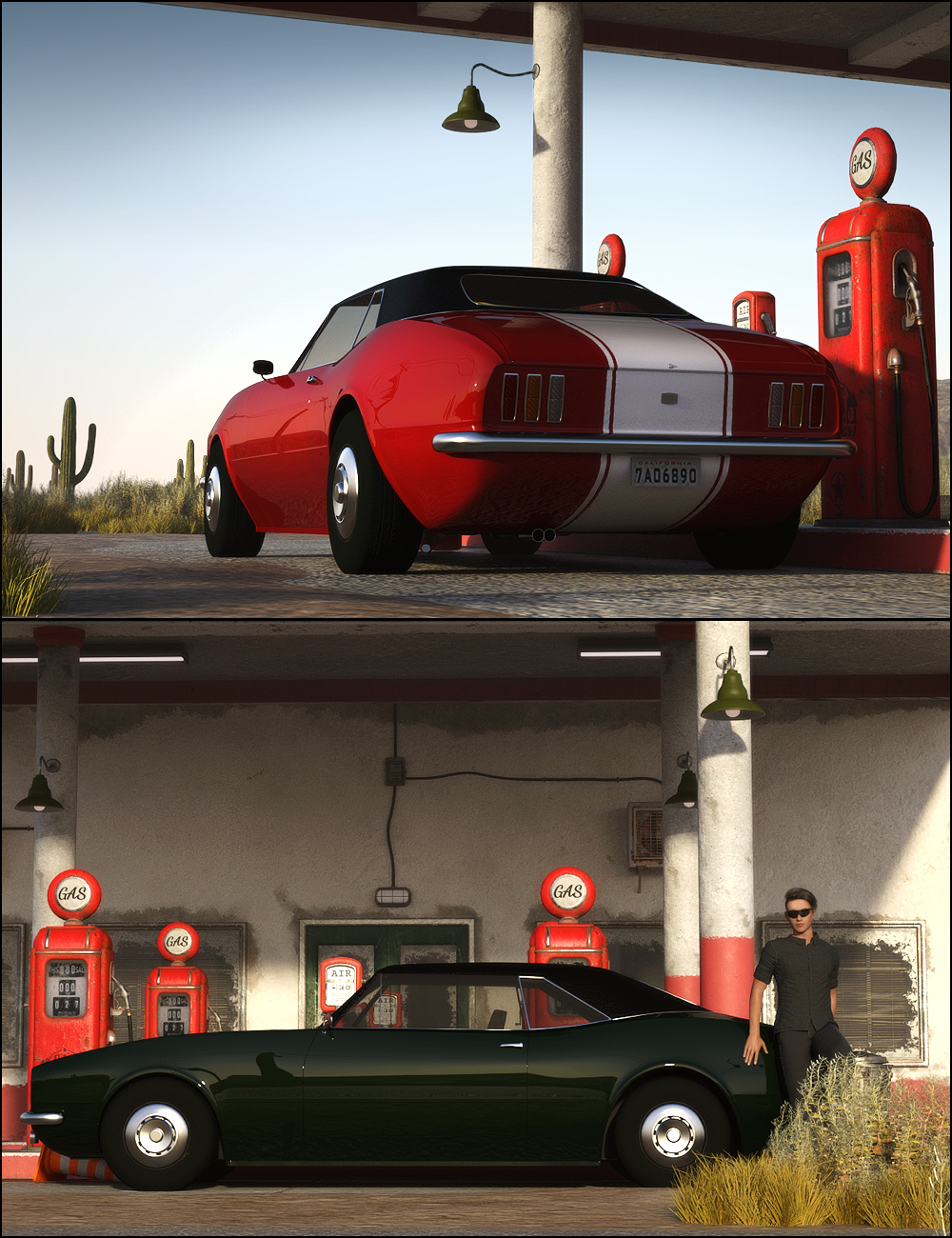 70s Sports Car | Daz 3D