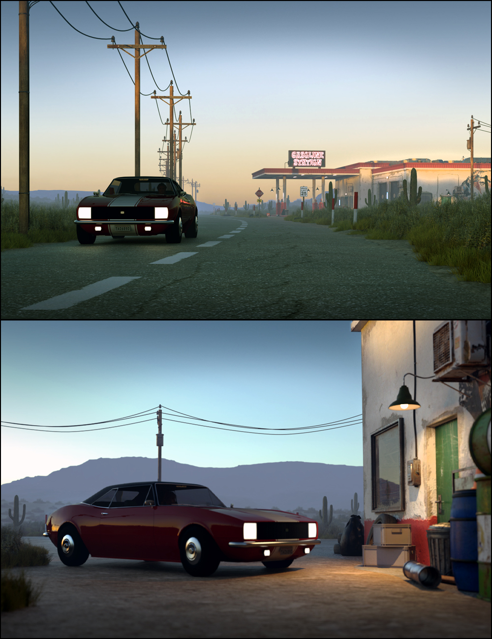 70s Sports Car | Daz 3D