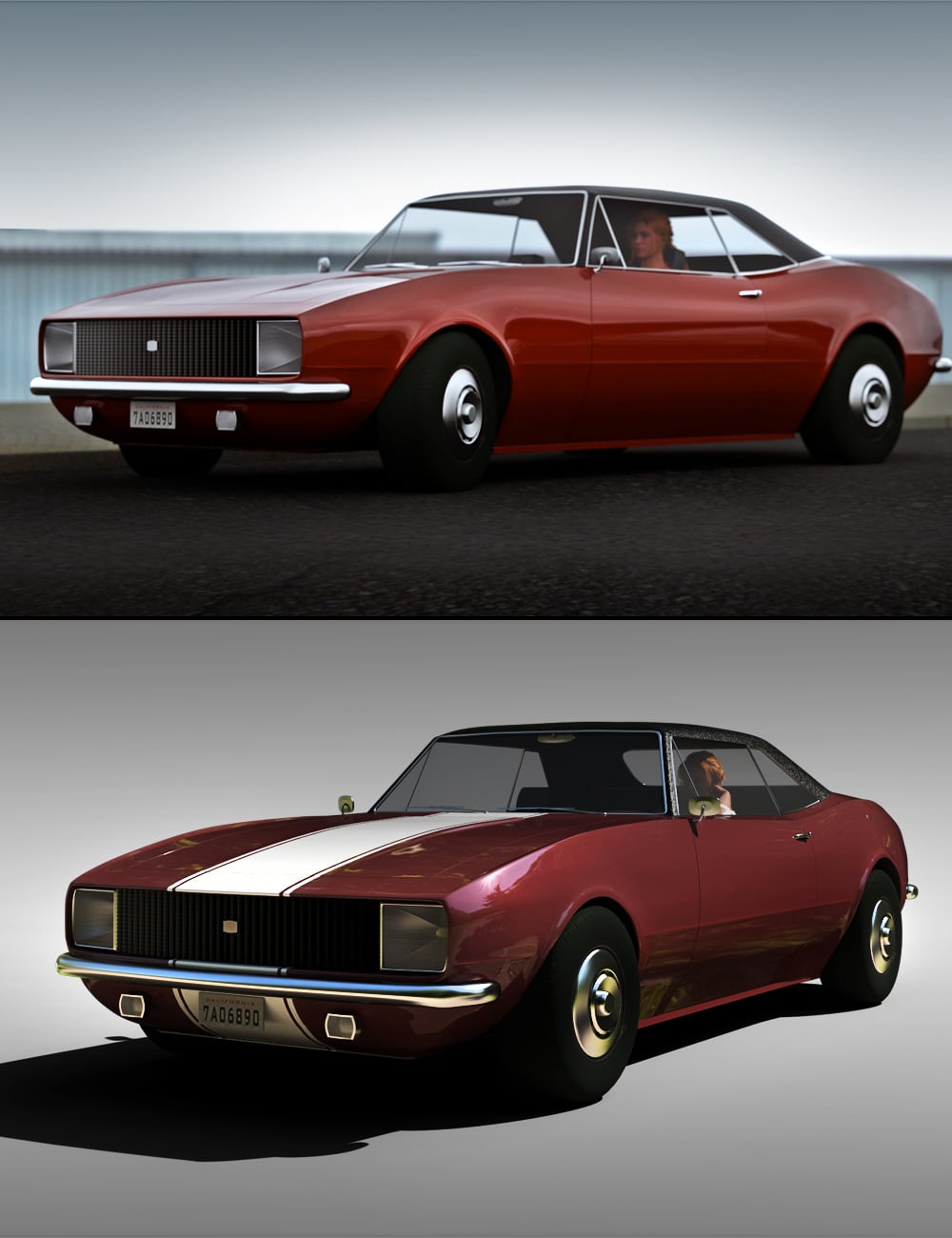 70s Sports Car | Daz 3D