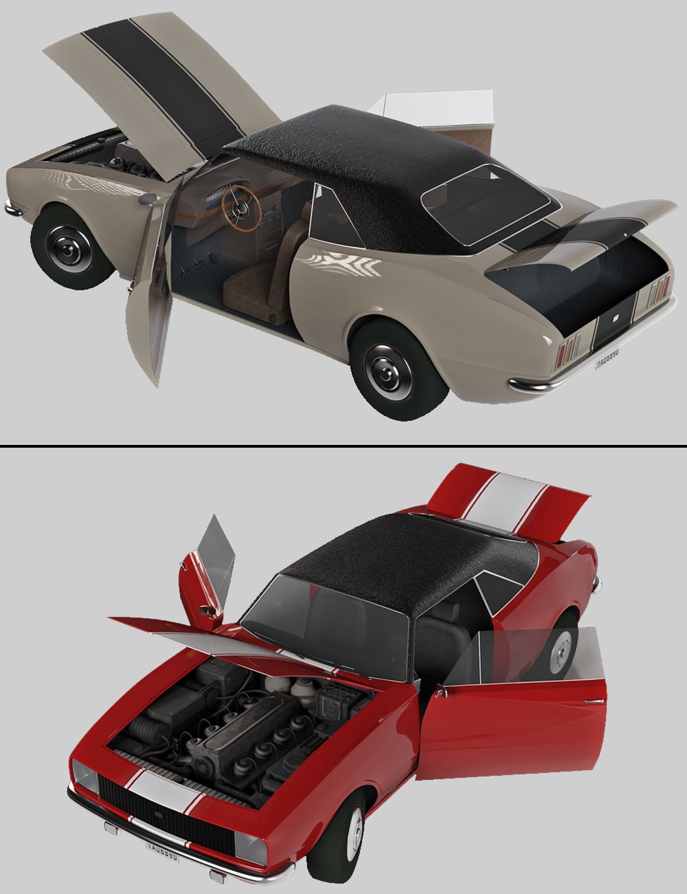 70s Sports Car | Daz 3D