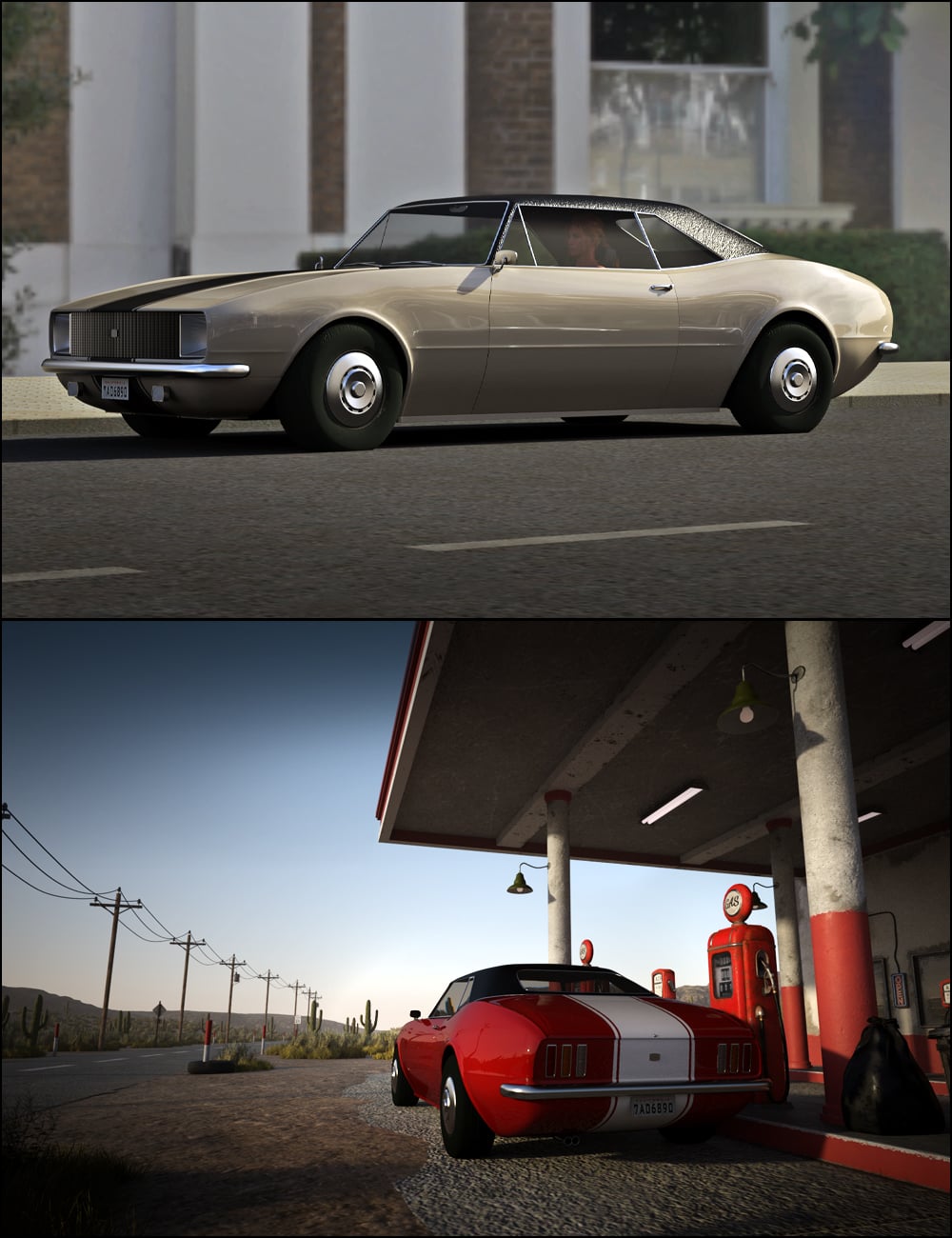 70s Sports Car | Daz 3D