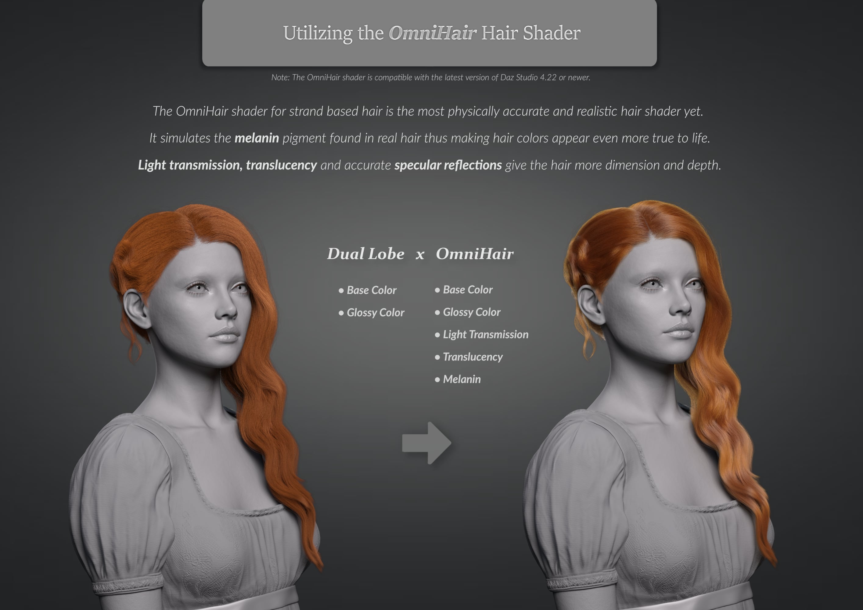 Penny Hair for Genesis 9 | Daz 3D
