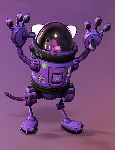 Cat Bot | Daz 3D