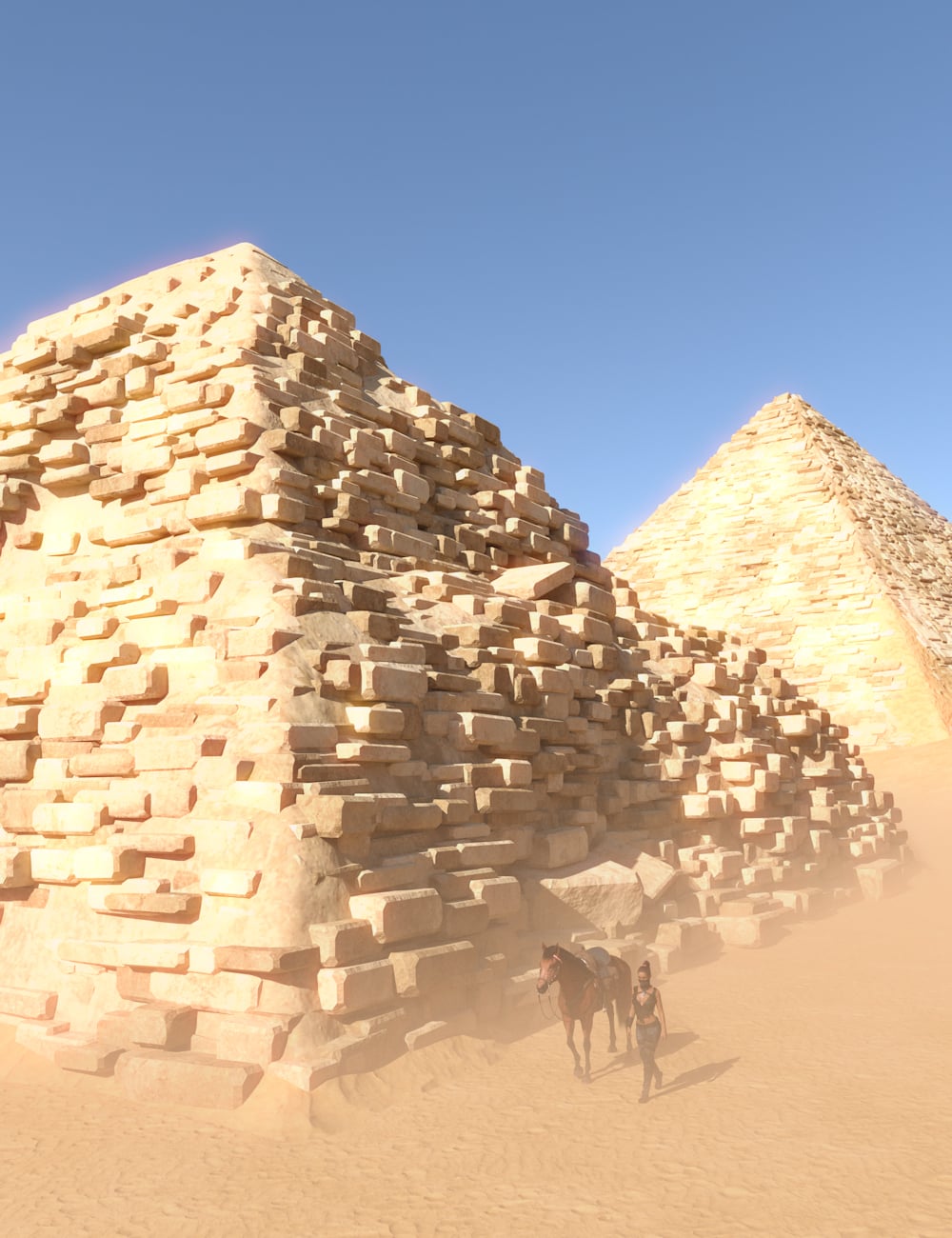 Egyptian Pyramids 2 | Daz 3D