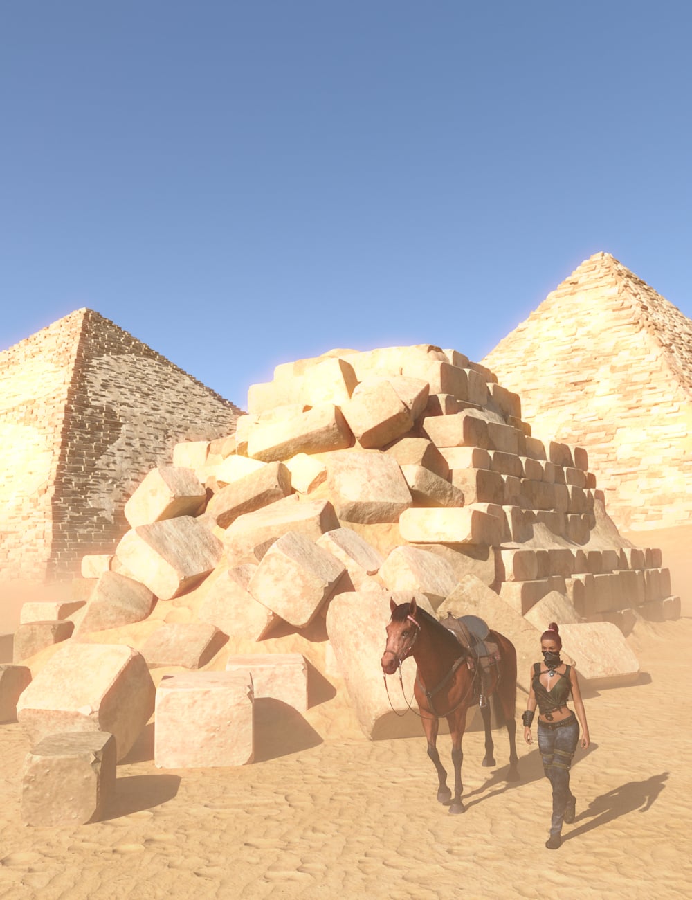Egyptian Pyramids 2 | Daz 3D
