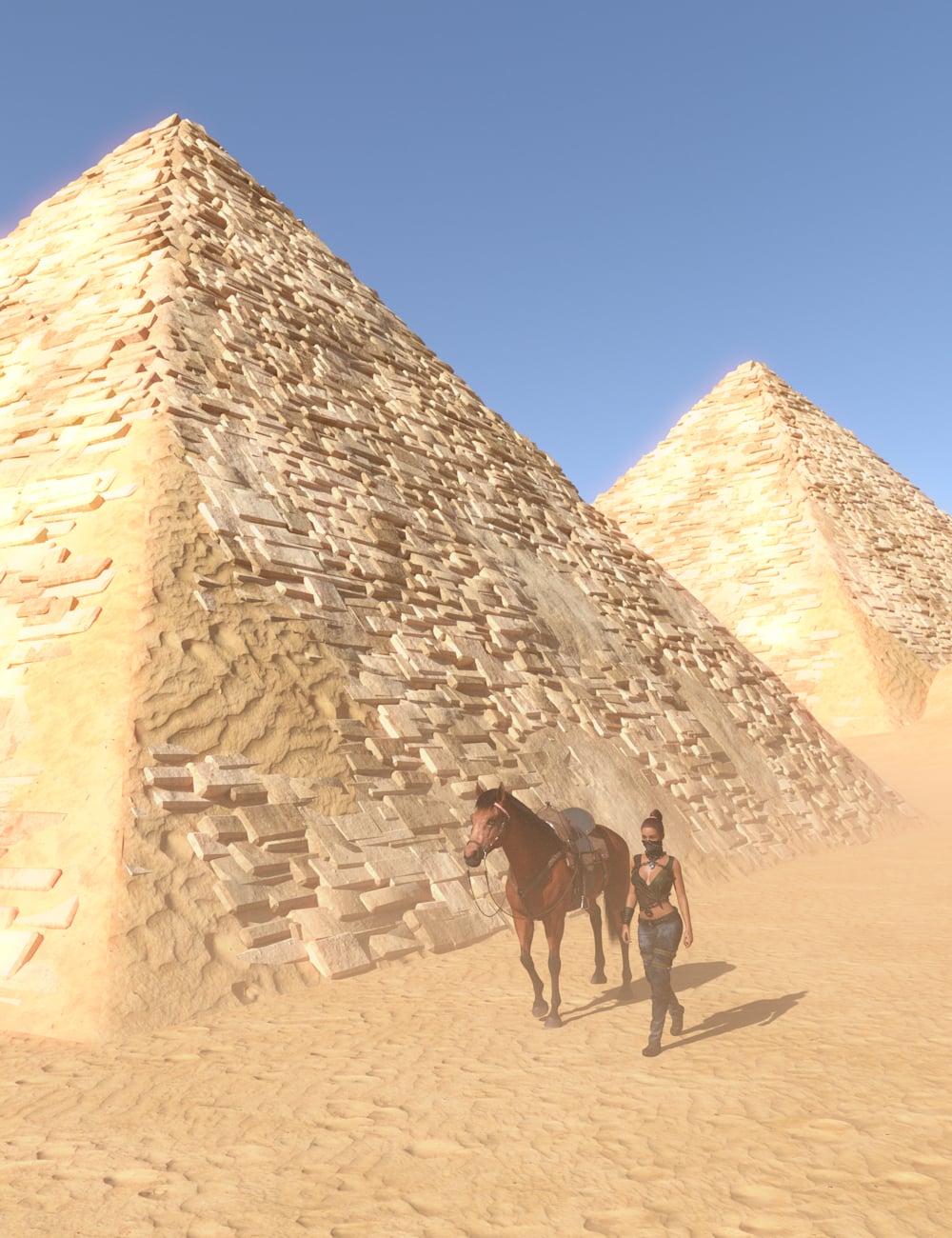 Egyptian Pyramids 2 | Daz 3D