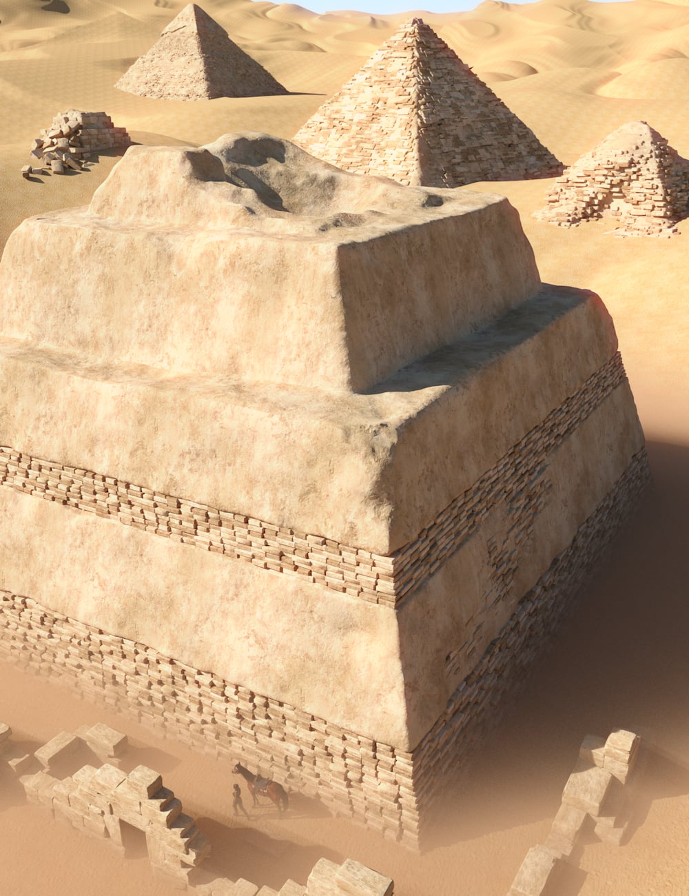 Egyptian Pyramids 2 | Daz 3D