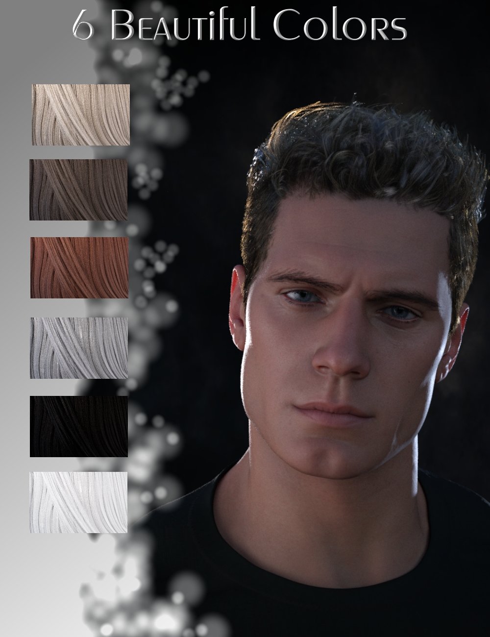 Mathis Hair Set for Genesis 9 | Daz 3D