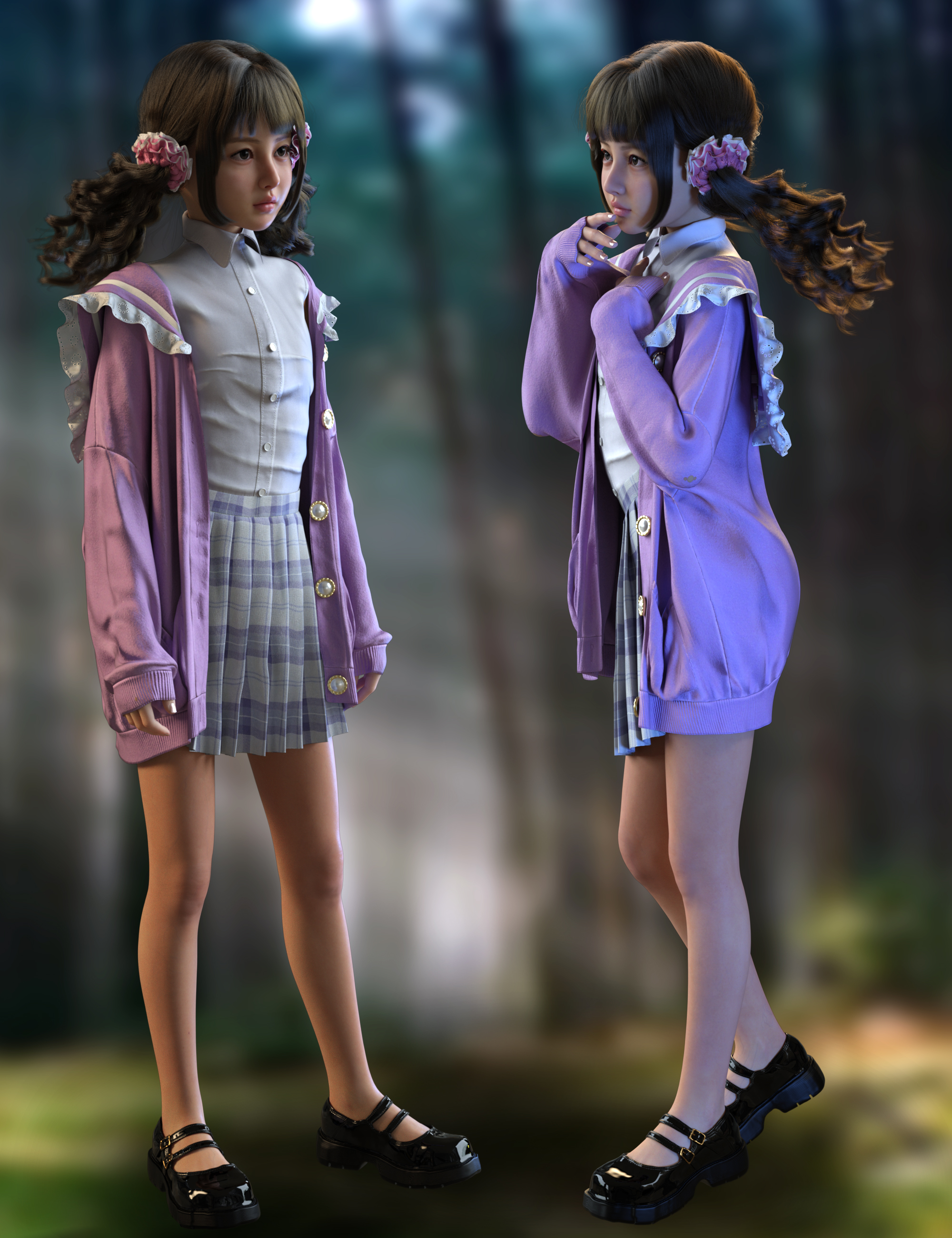 Vo Ann, And Young, and Male,and Male Young HD for Genesis 9 Bundle | Daz 3D