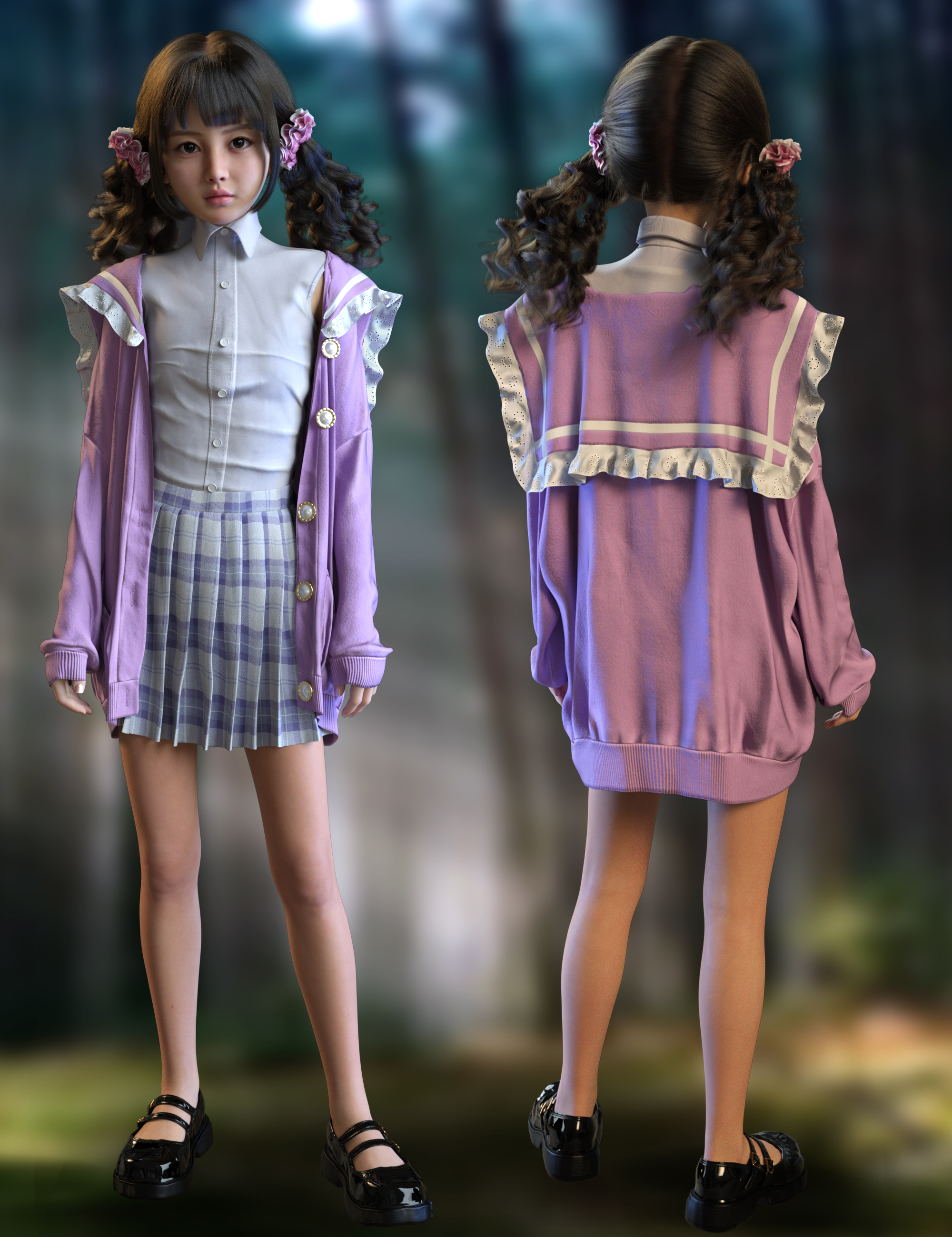 Vo Ann, And Young, and Male,and Male Young HD for Genesis 9 Bundle | Daz 3D