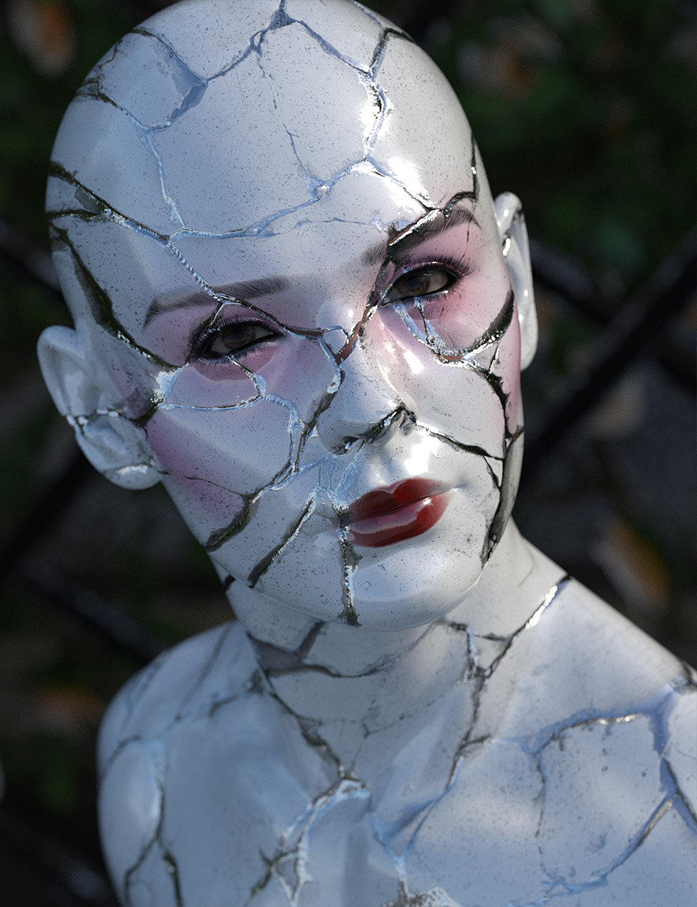 Kintsugi Inspired Skin Builder for Genesis 9 | Daz 3D