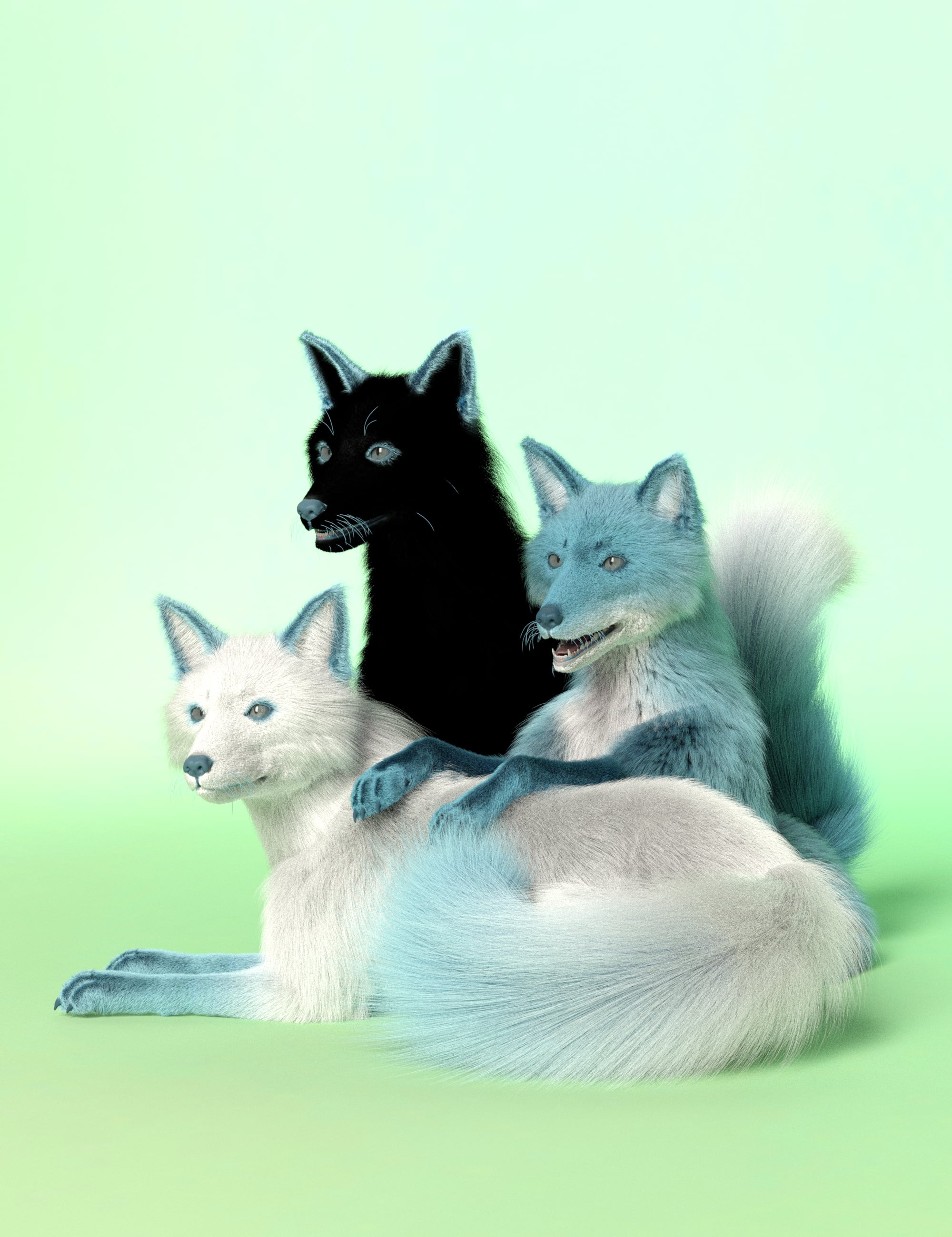 Immortal Heroes Huli Jing Colors for Oso Fox | Daz 3D