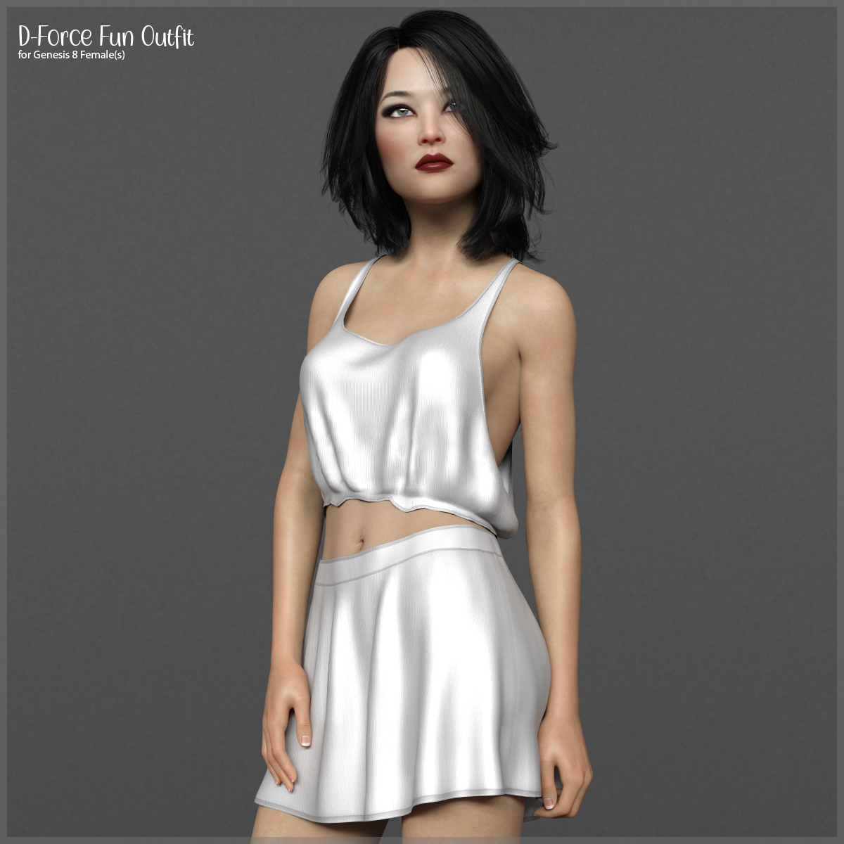 D-Force Fun Outfit for G8F | Daz 3D