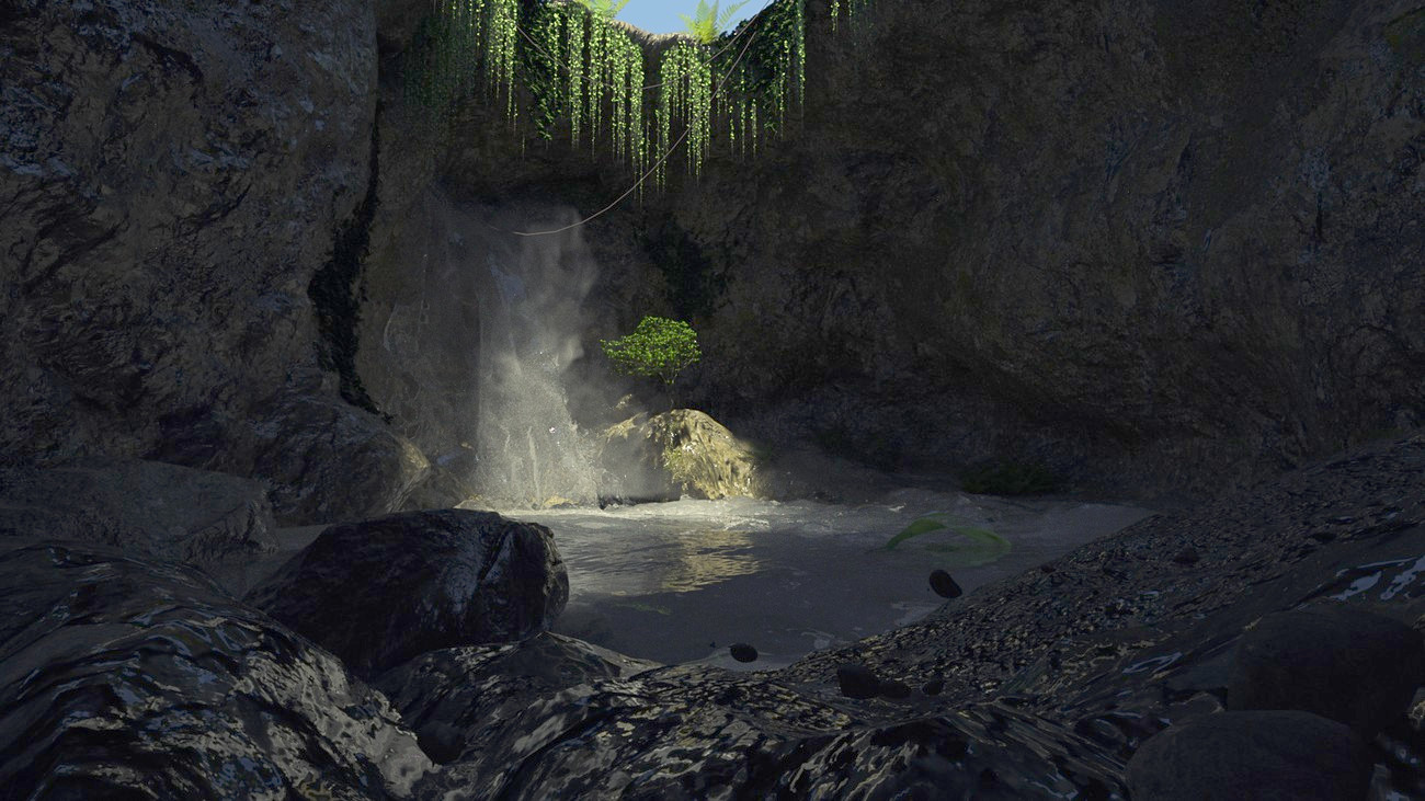 CS Waterfall Chamber | Daz 3D