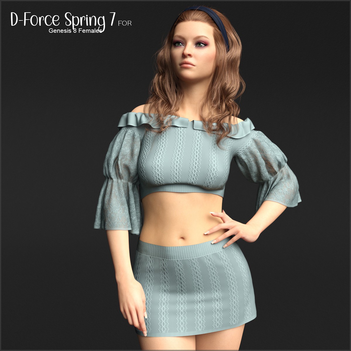 D-Force Spring 7 for G8F and G8.1F | Daz 3D