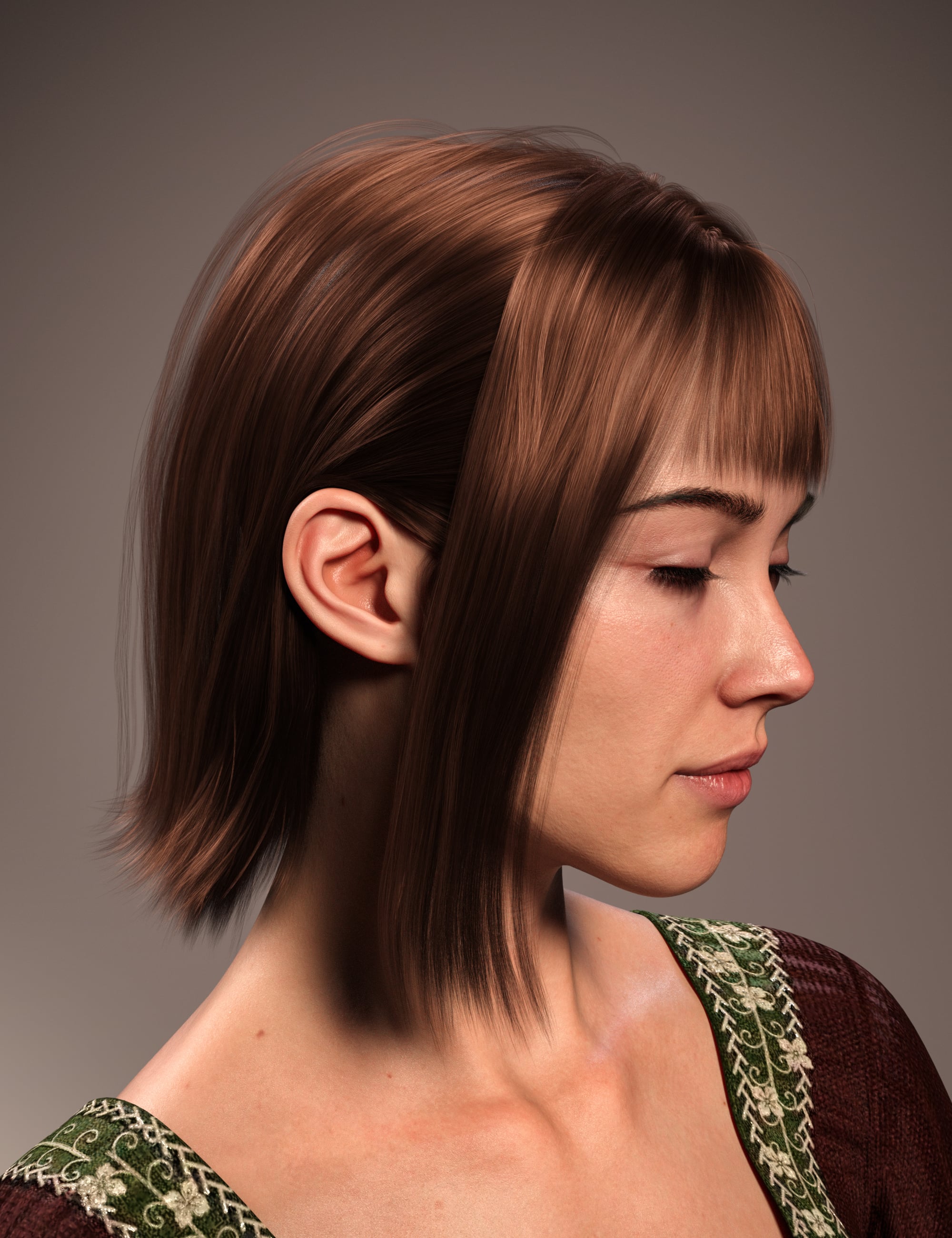 FE Cute Short Hair for Genesis 9 | Daz 3D