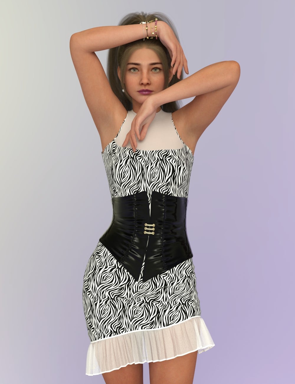 Supreme Candid Slim Dress Add-On | Daz 3D