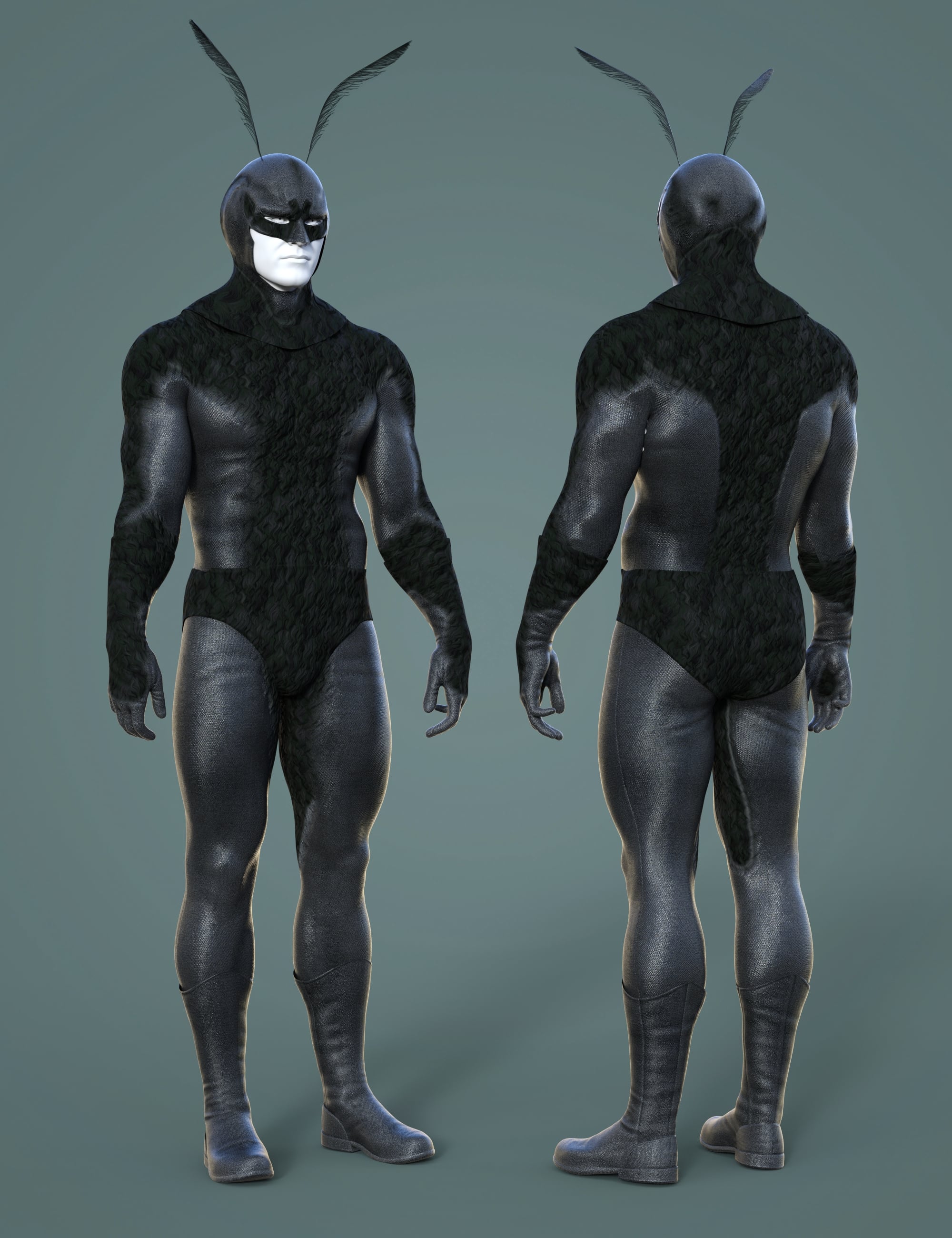 dForce Cryptid Heroes Outfit for Genesis 9 | Daz 3D