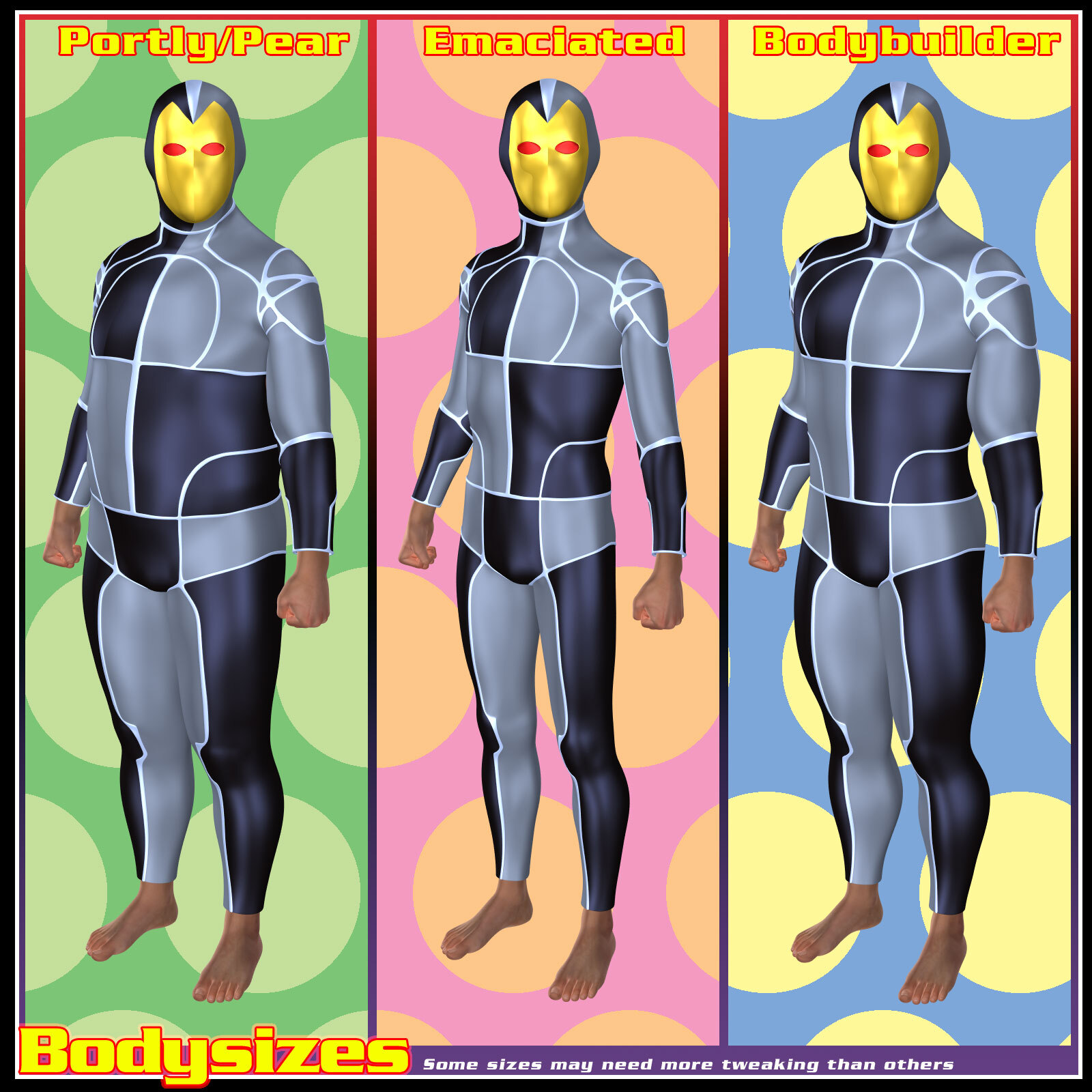 Bodysuit v002 MMKBG3M | Daz 3D