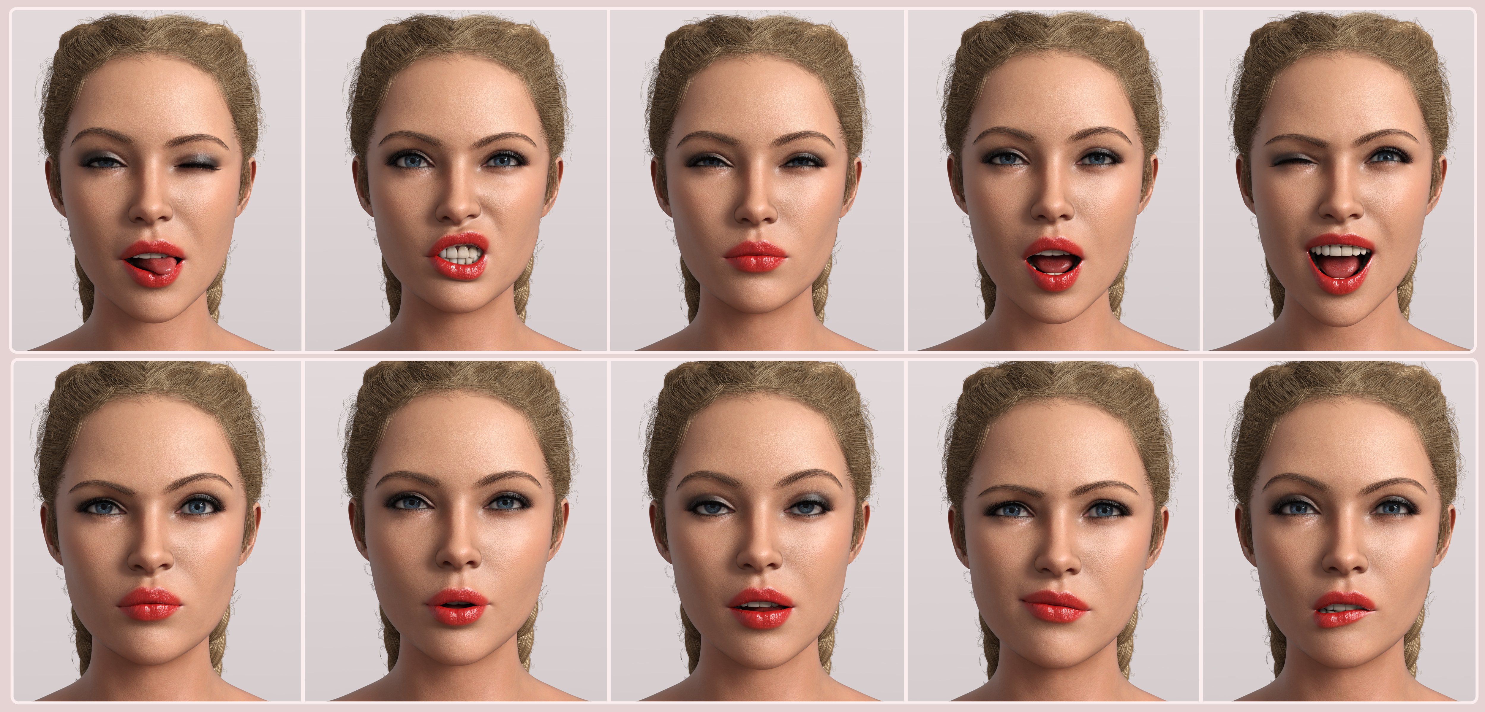Z Sassy Attitude Mix and Match Expressions for Genesis 9 | Daz 3D