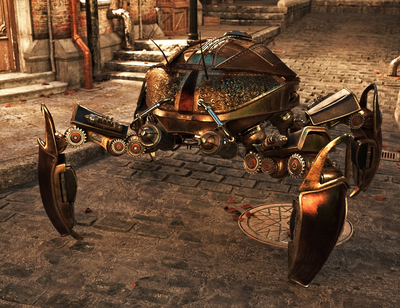 XI Steam Bot | Daz 3D