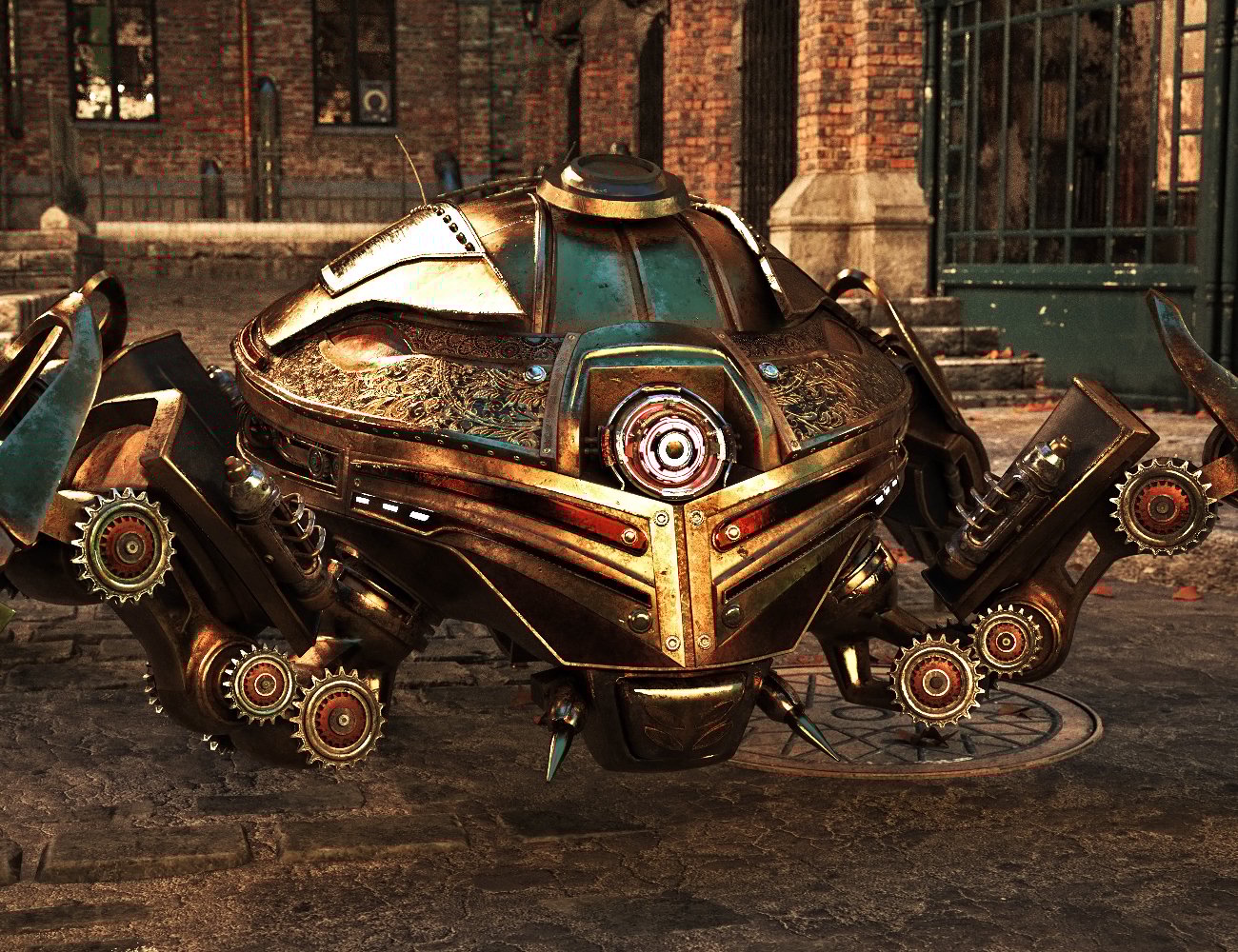 XI Steam Bot | Daz 3D