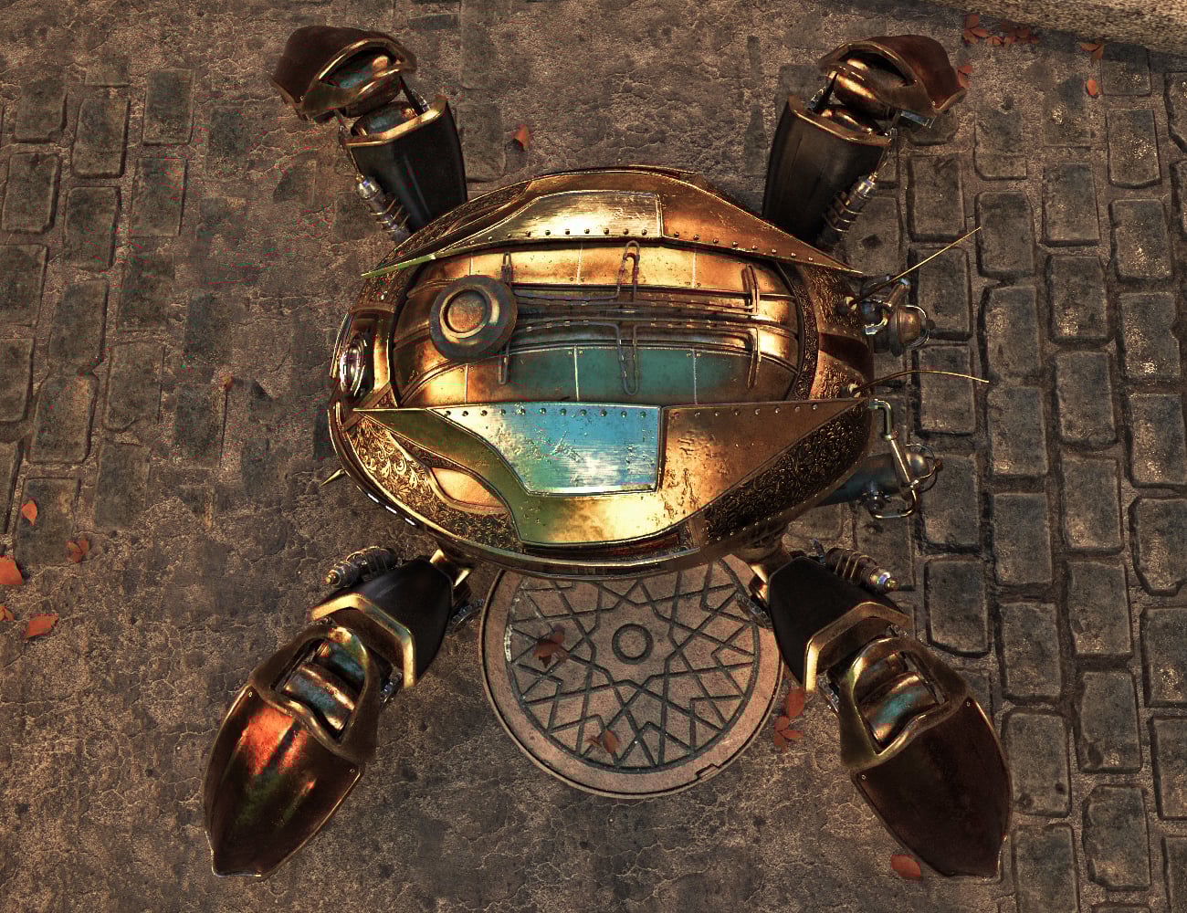 XI Steam Bot | Daz 3D