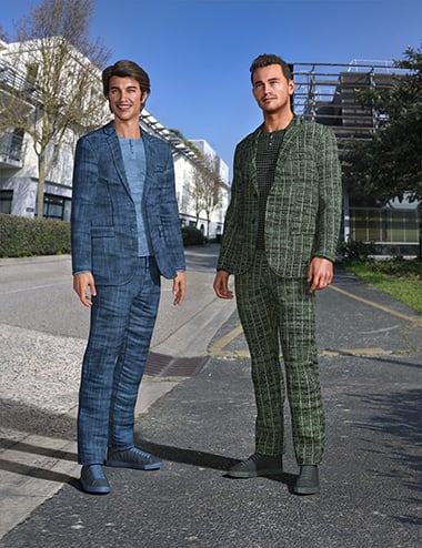 T-Pack Spring Casual Suit Texture Add-on | Daz 3D