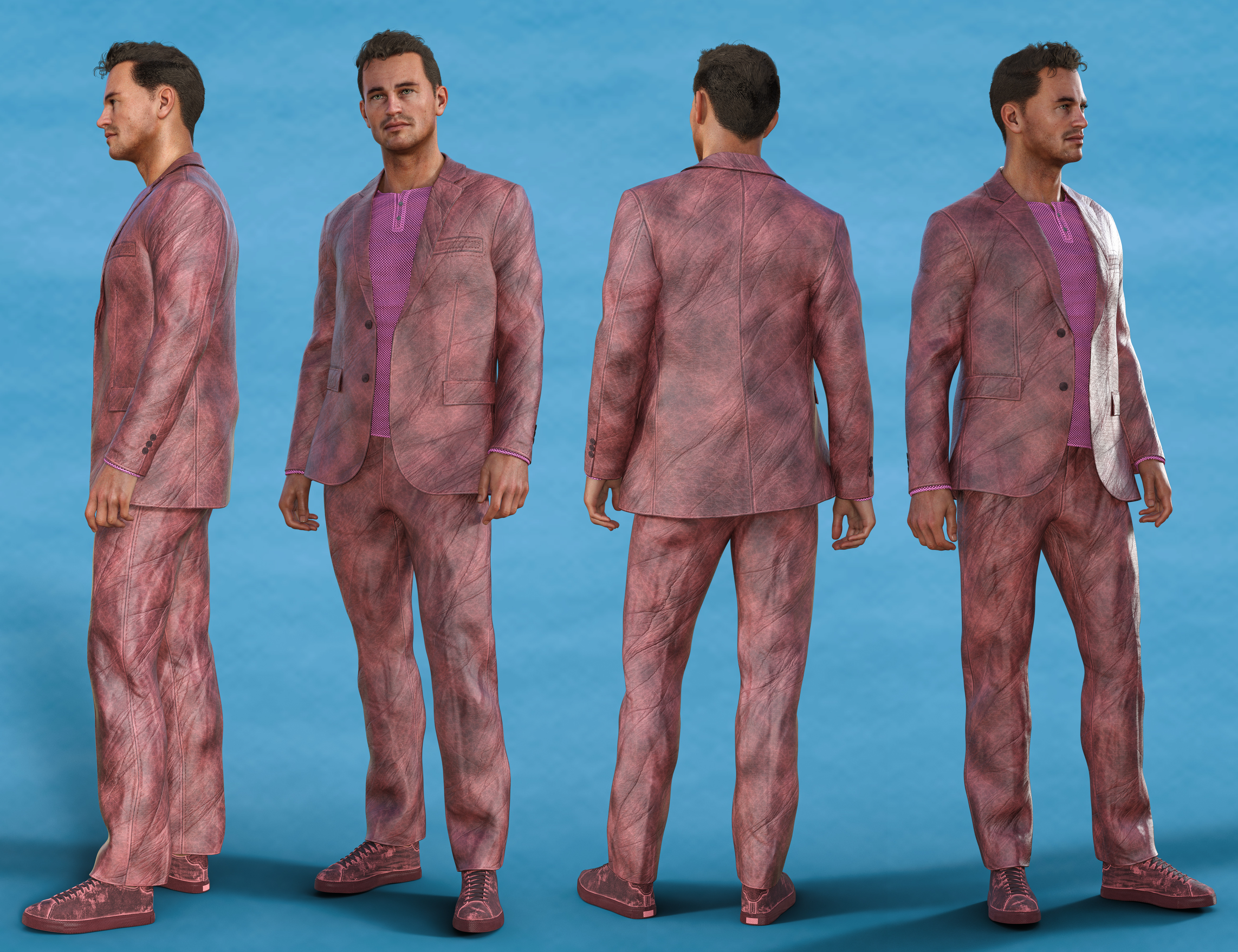 T-Pack Spring Casual Suit Texture Add-on | Daz 3D