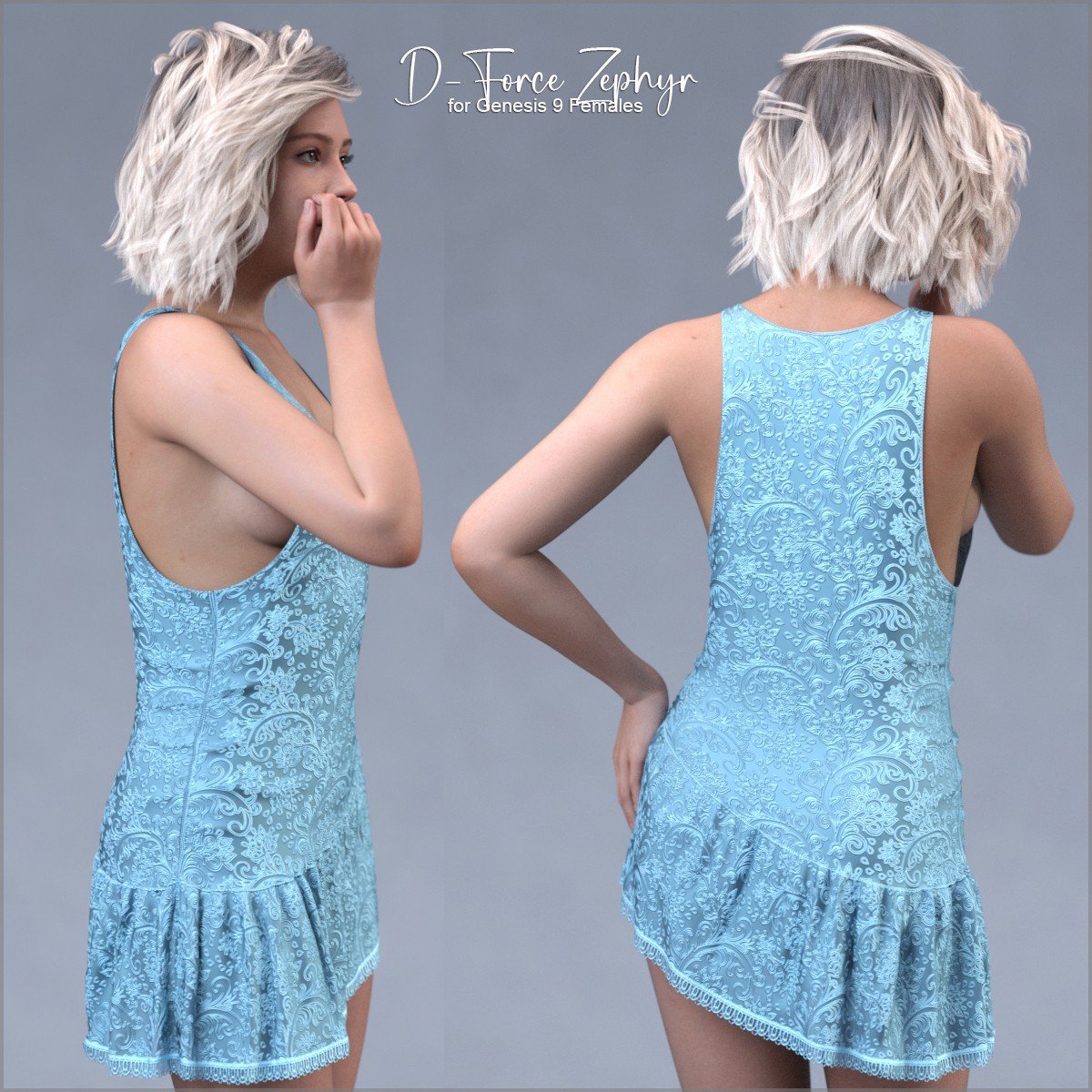 D-Force Zephyr for Genesis 9 | Daz 3D