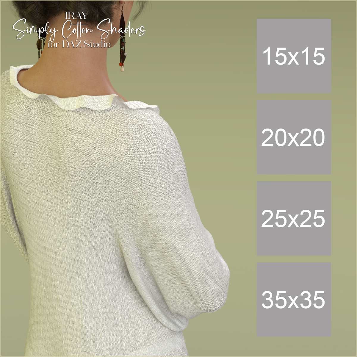 Simply Cotton DS Iray Shaders | Daz 3D