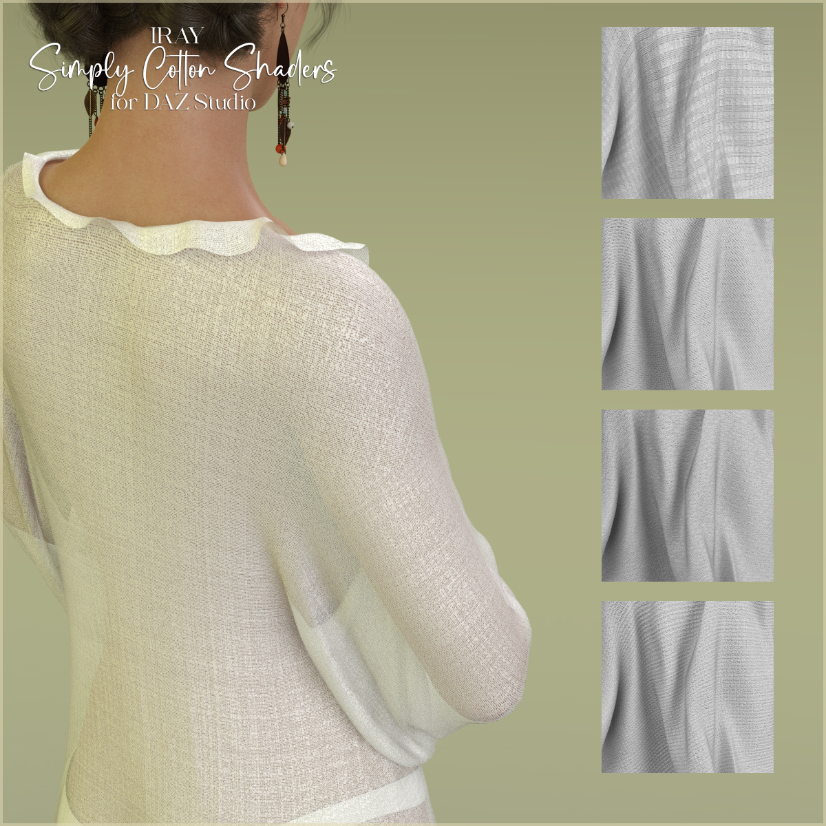 Simply Cotton DS Iray Shaders | Daz 3D