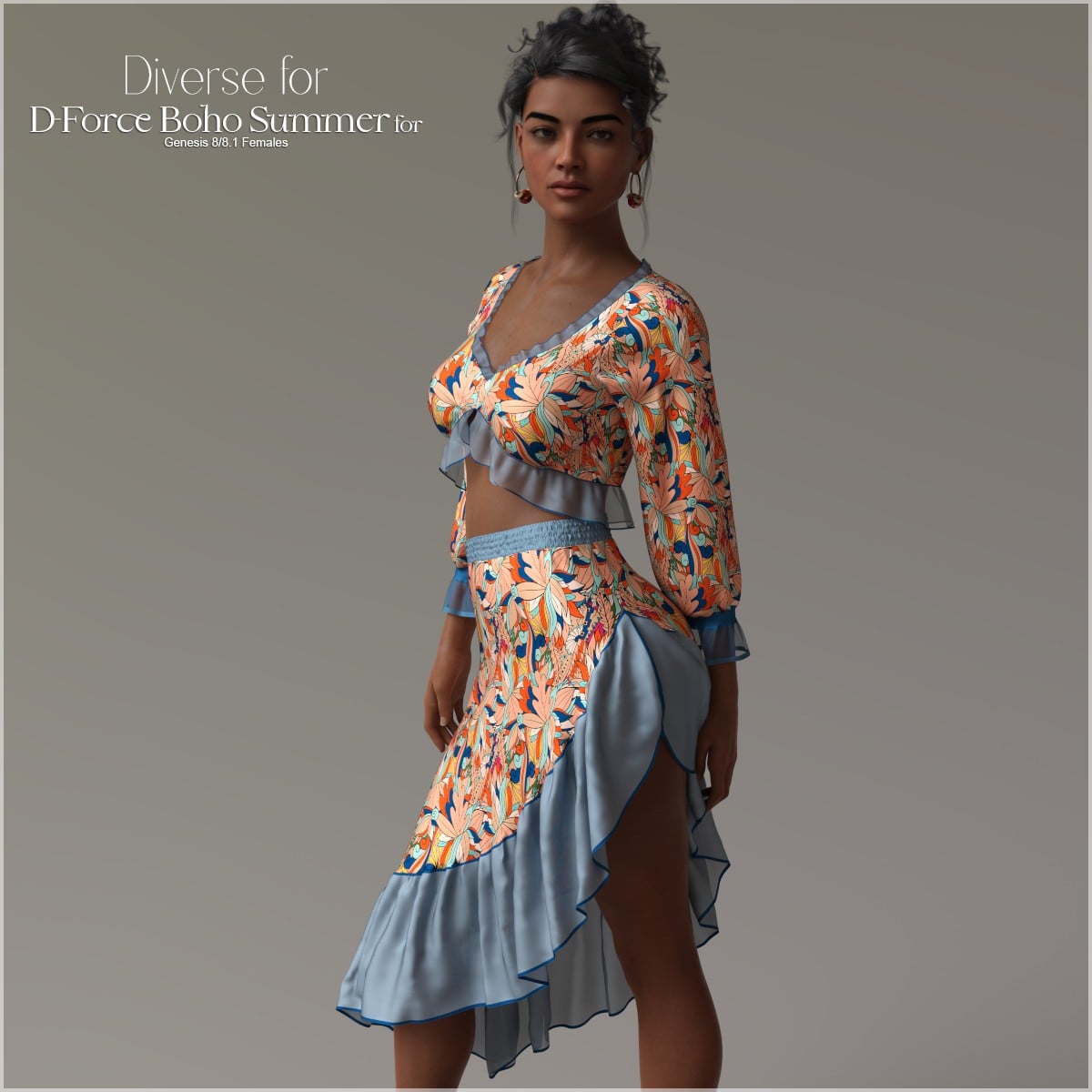 Diverse for D-Force Boho Summer | Daz 3D