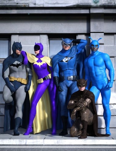 dForce Cryptid Heroes Outfit Texture Add-On | Daz 3D