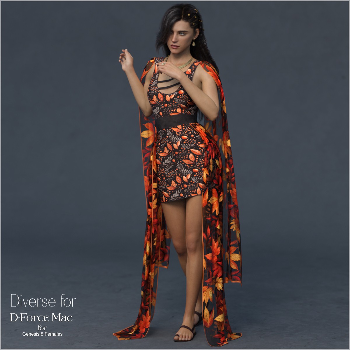 Diverse for D-Force Mae | Daz 3D