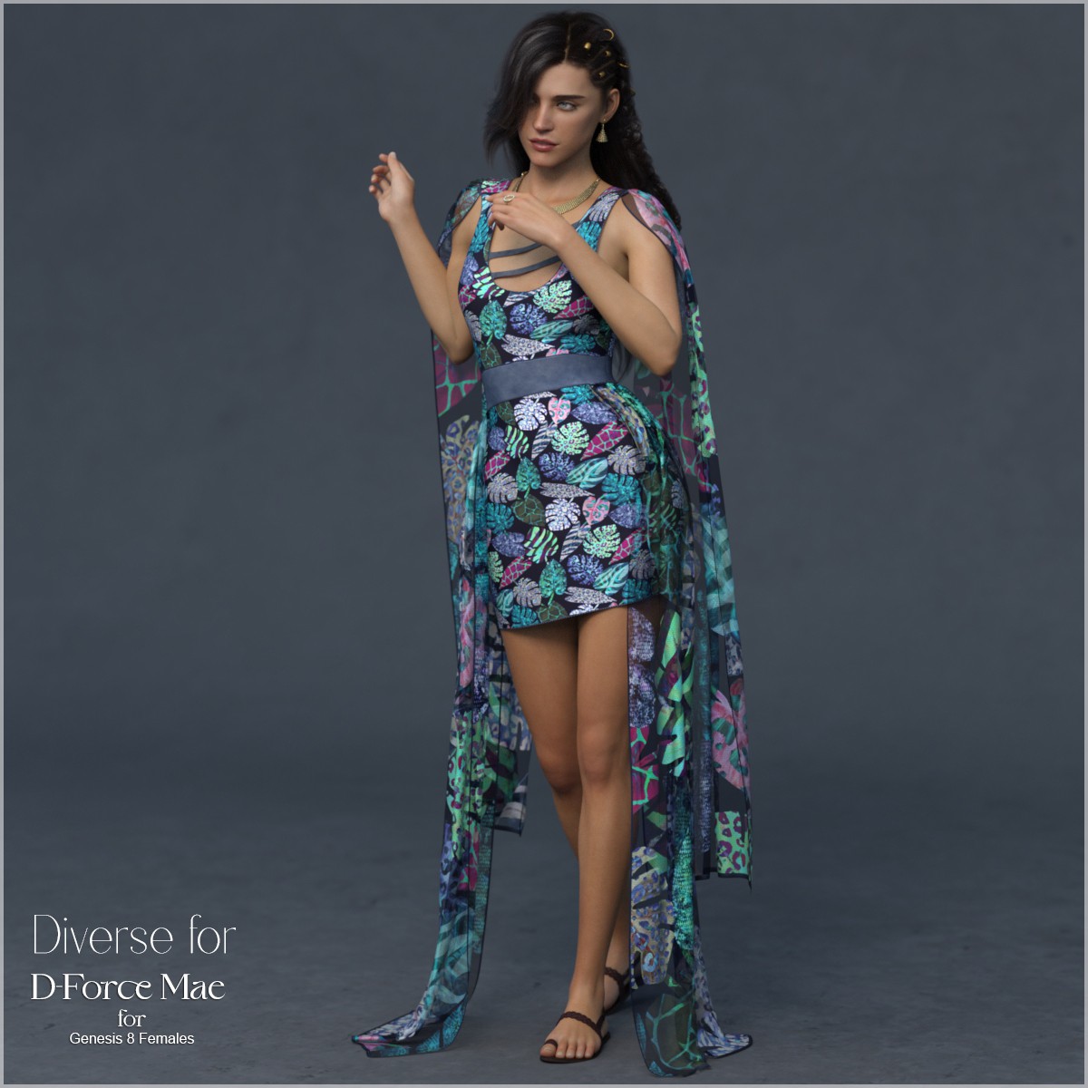 Diverse for D-Force Mae | Daz 3D