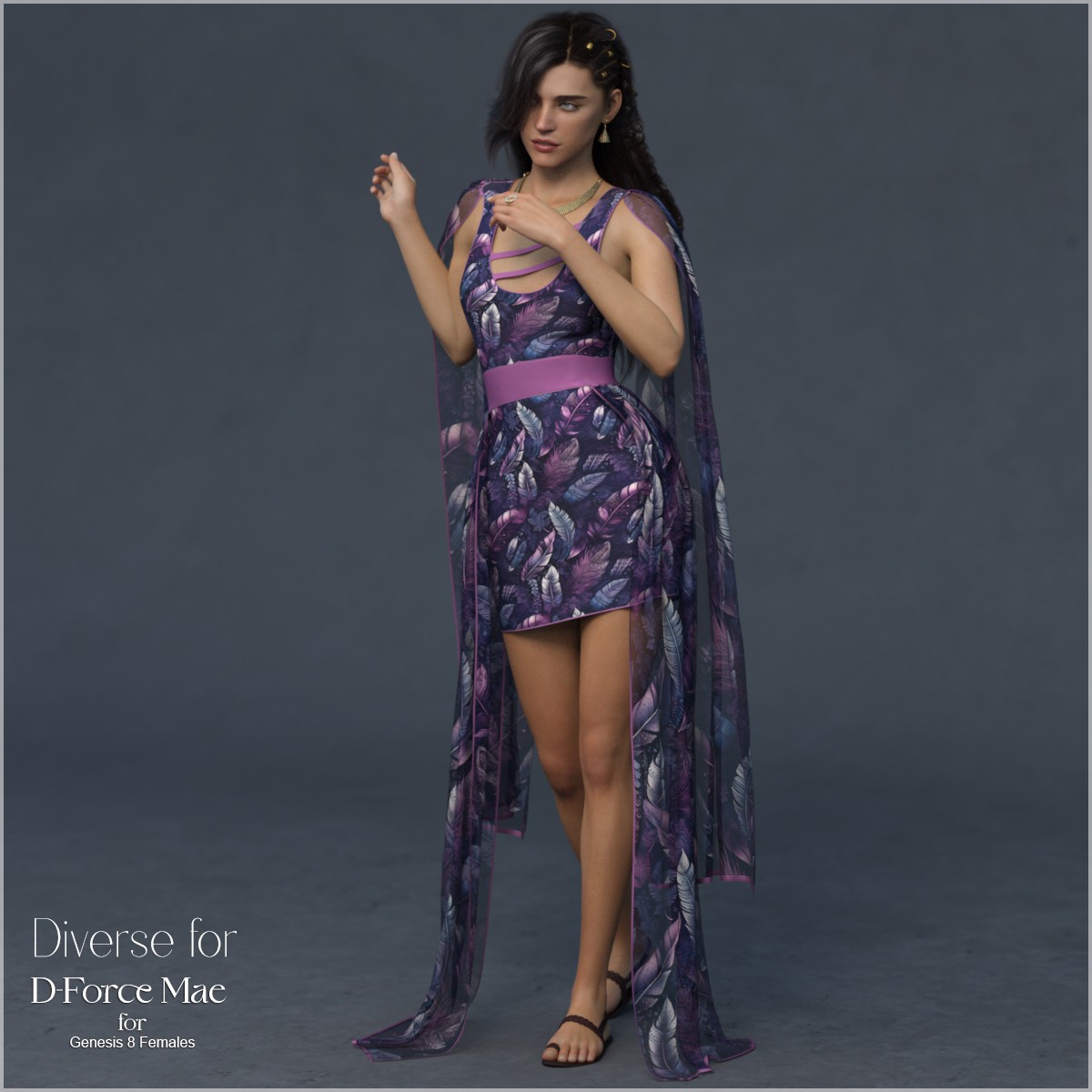Diverse for D-Force Mae | Daz 3D
