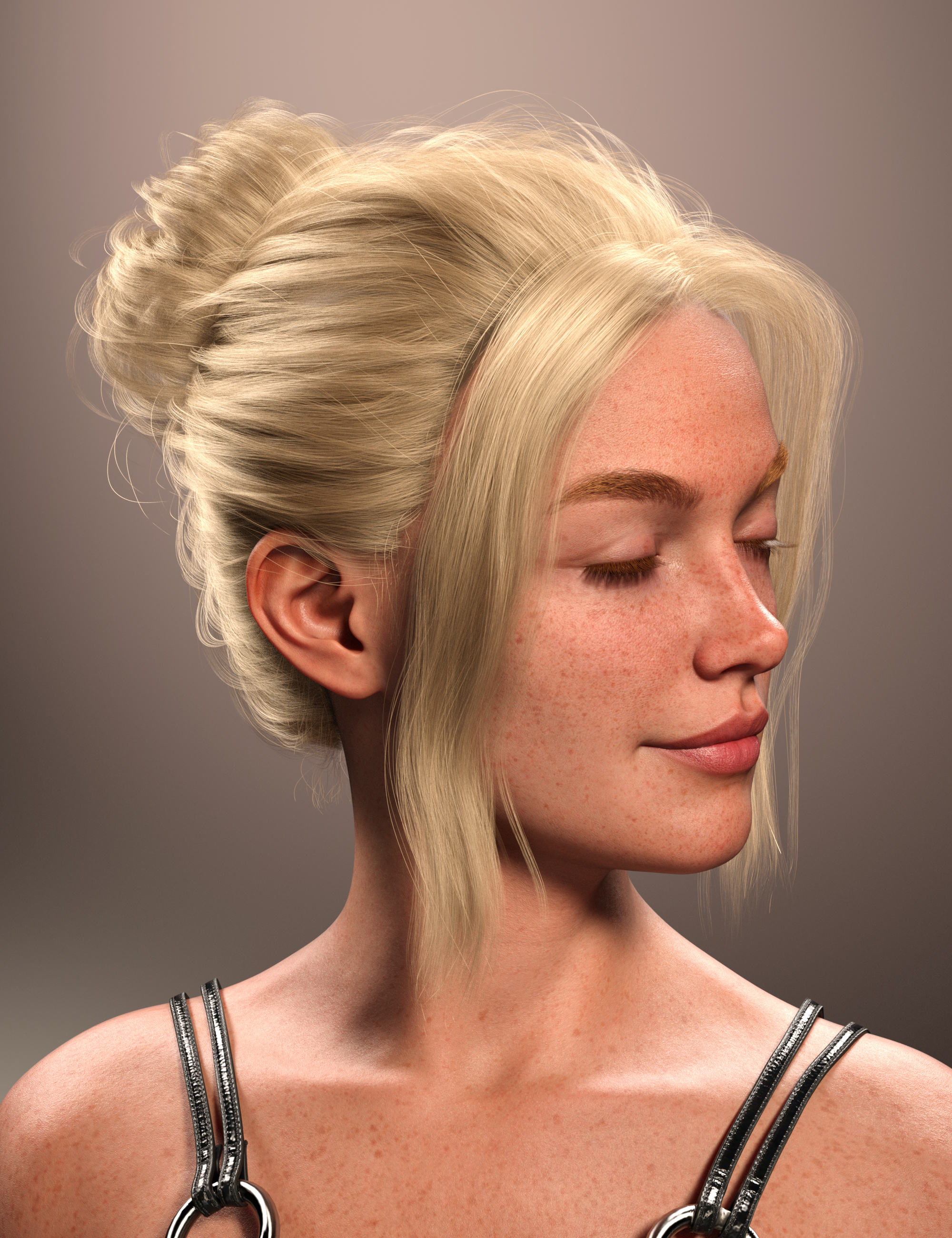 FE Updo Styles Hair for Genesis 9 | Daz 3D