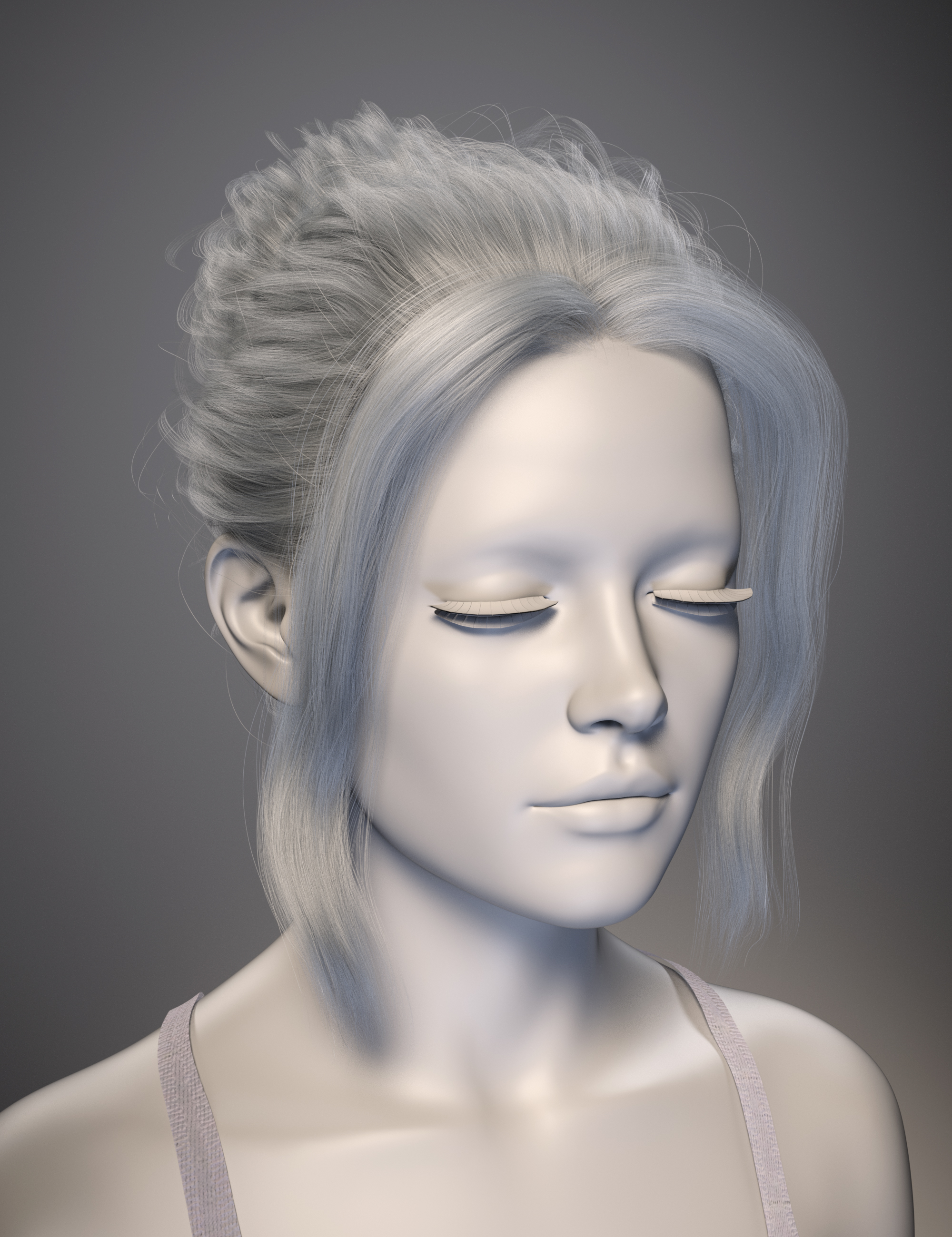 FE Updo Styles Hair for Genesis 9 | Daz 3D