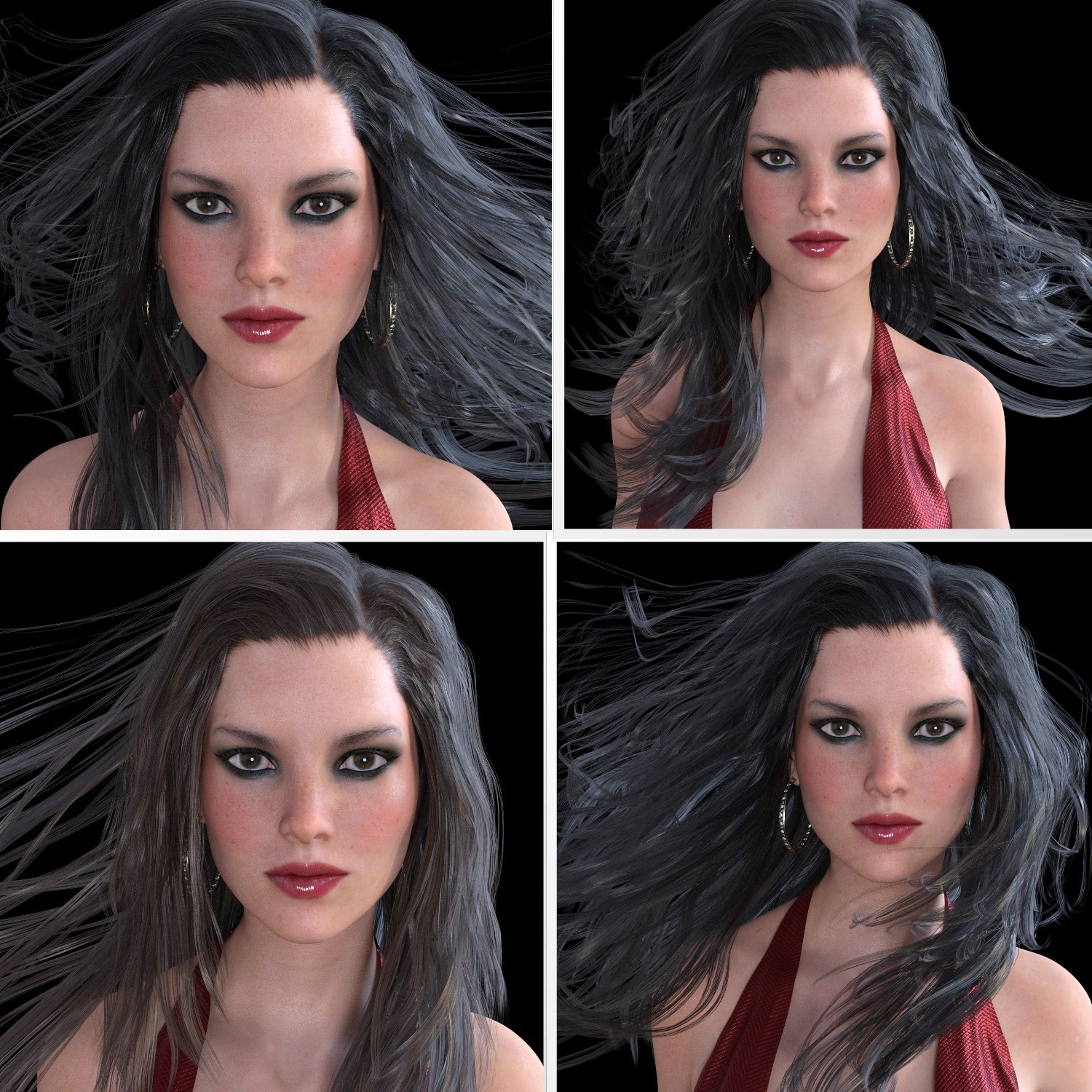 Quick Click: Quick Styles for Leyton-Hair | Daz 3D